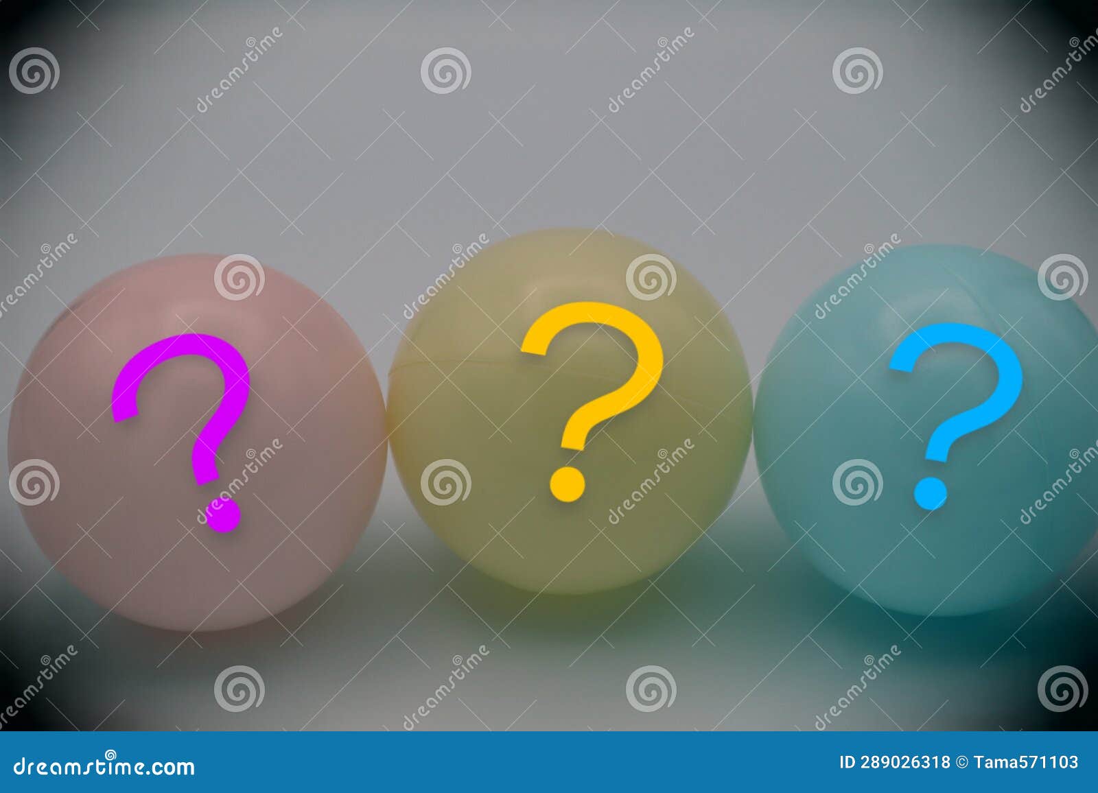 Ball with Question Mark on it Stock Photo - Image of confusion, ball ...