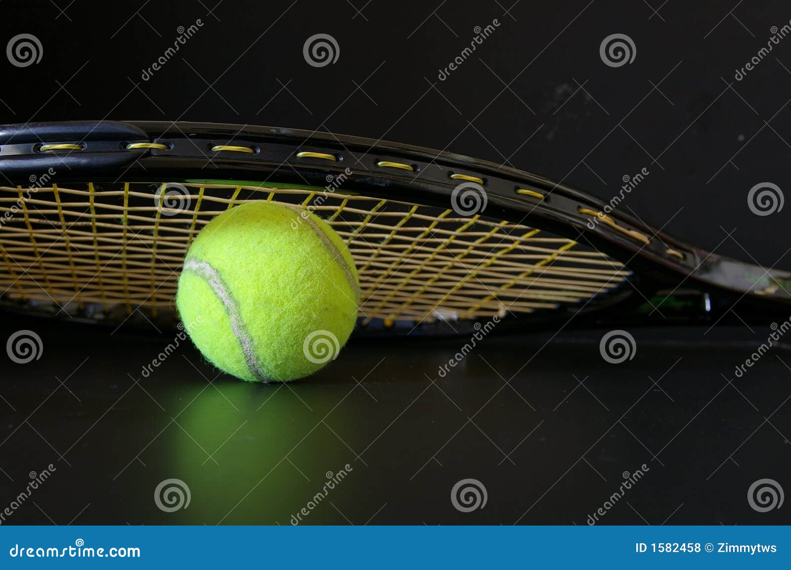 Ball and racket stock photo. Image of competition, strings - 1582458