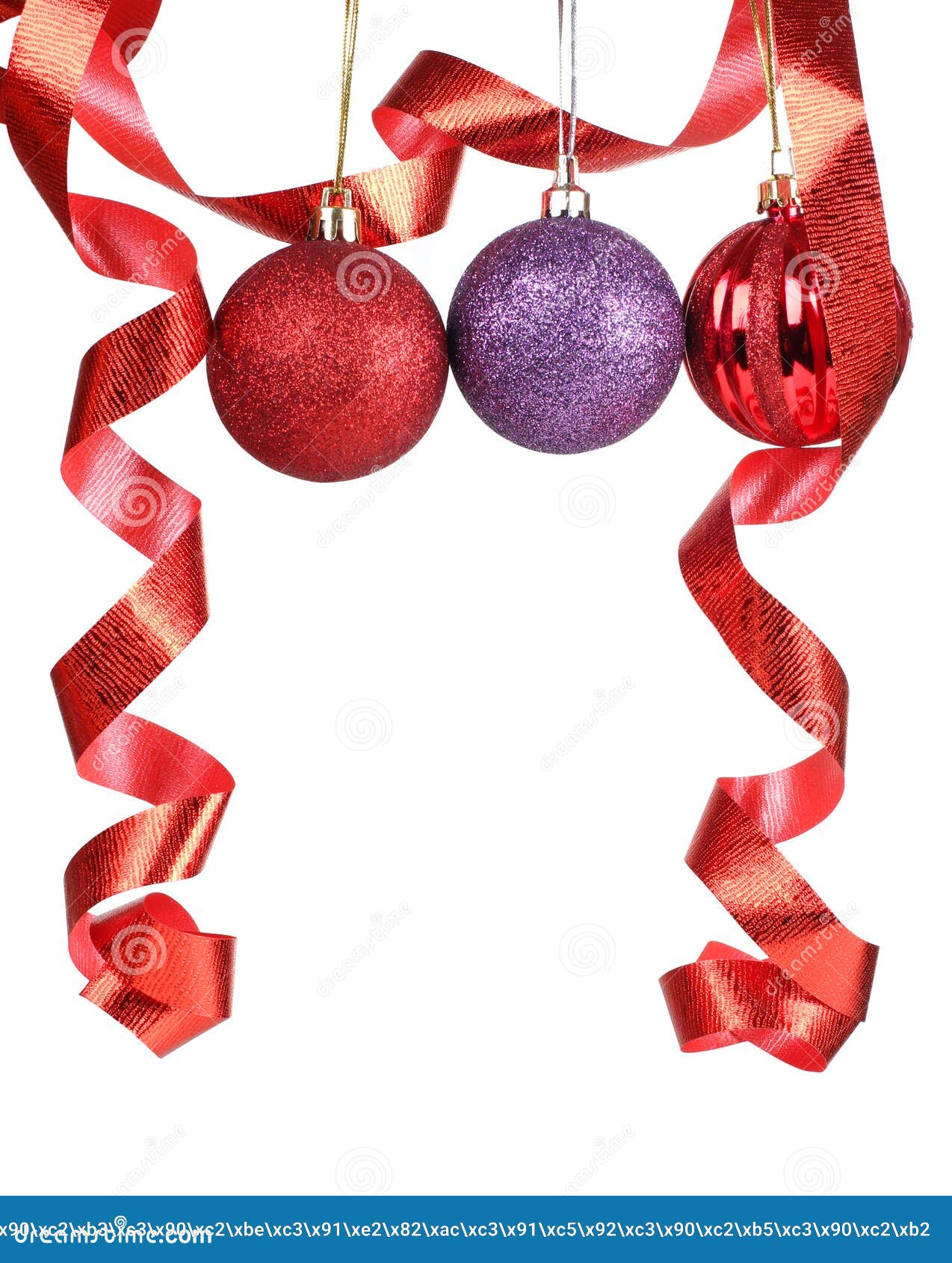 Ball and red ribbon stock image. Image of december, circle - 21879331
