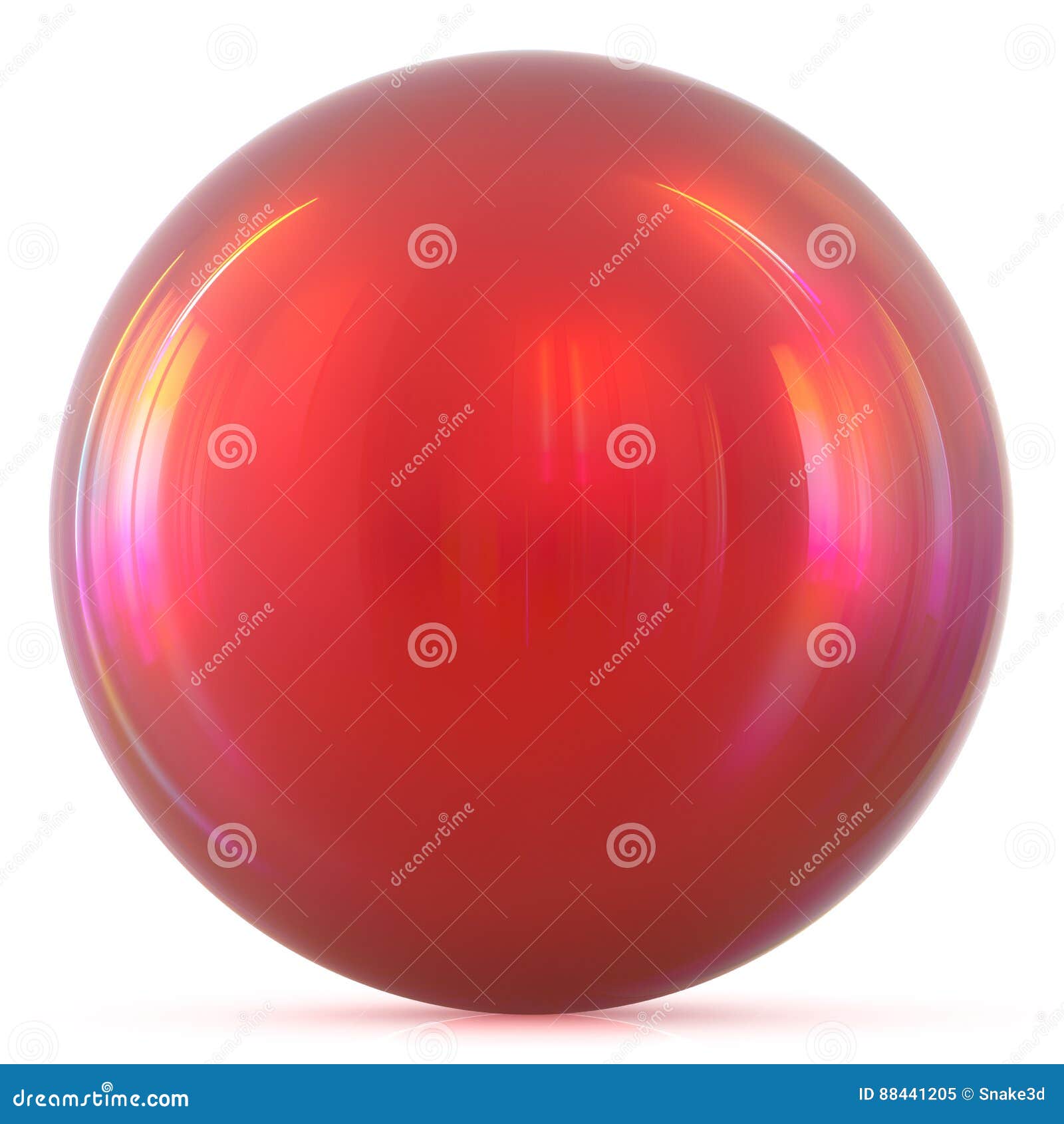 Ball Red Sphere Round Button Basic Circle Drop Geometric Shape Stock Illustration - Illustration ...