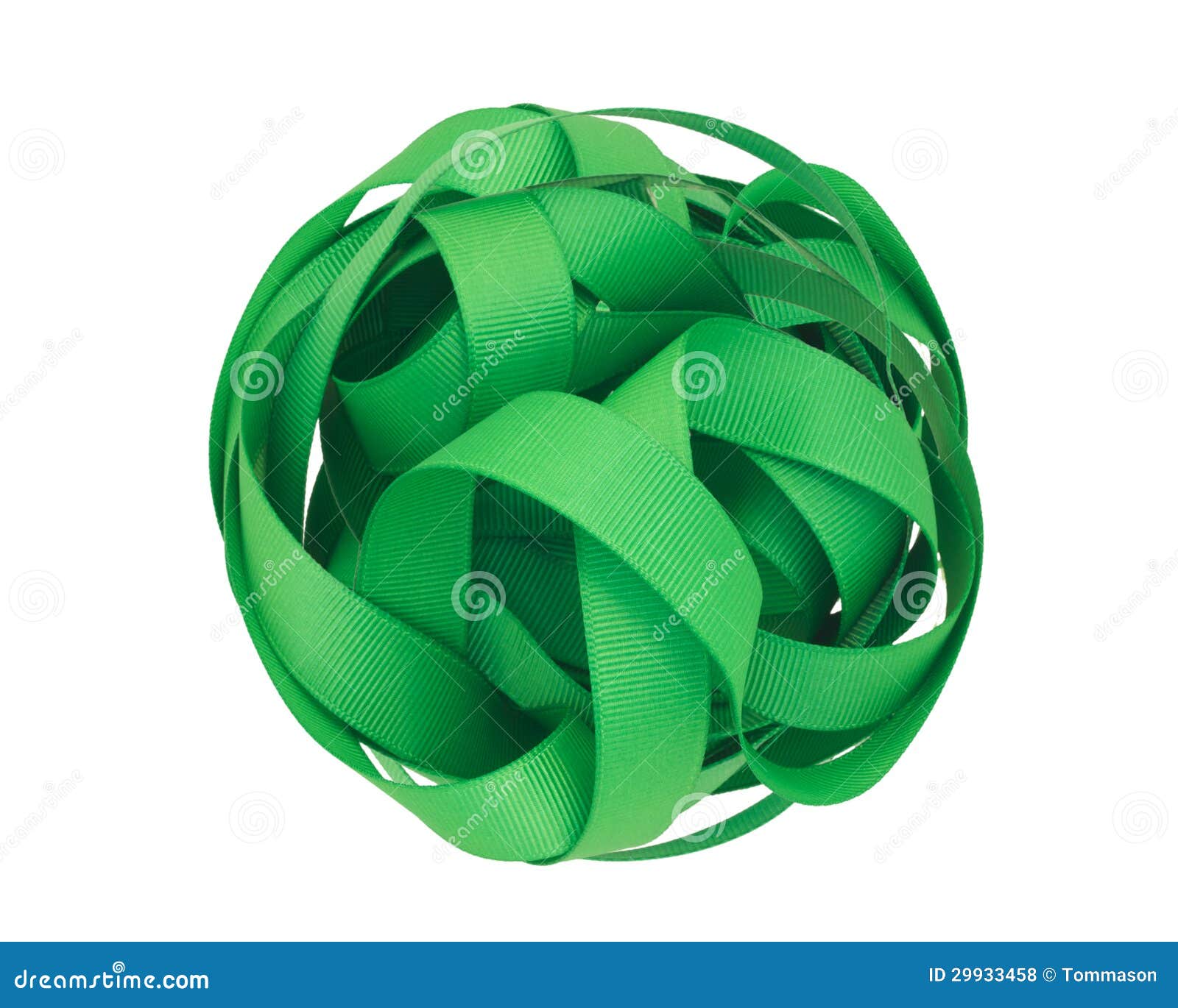 Ribbonball stock photo. Image of isolated, interweave - 29933458