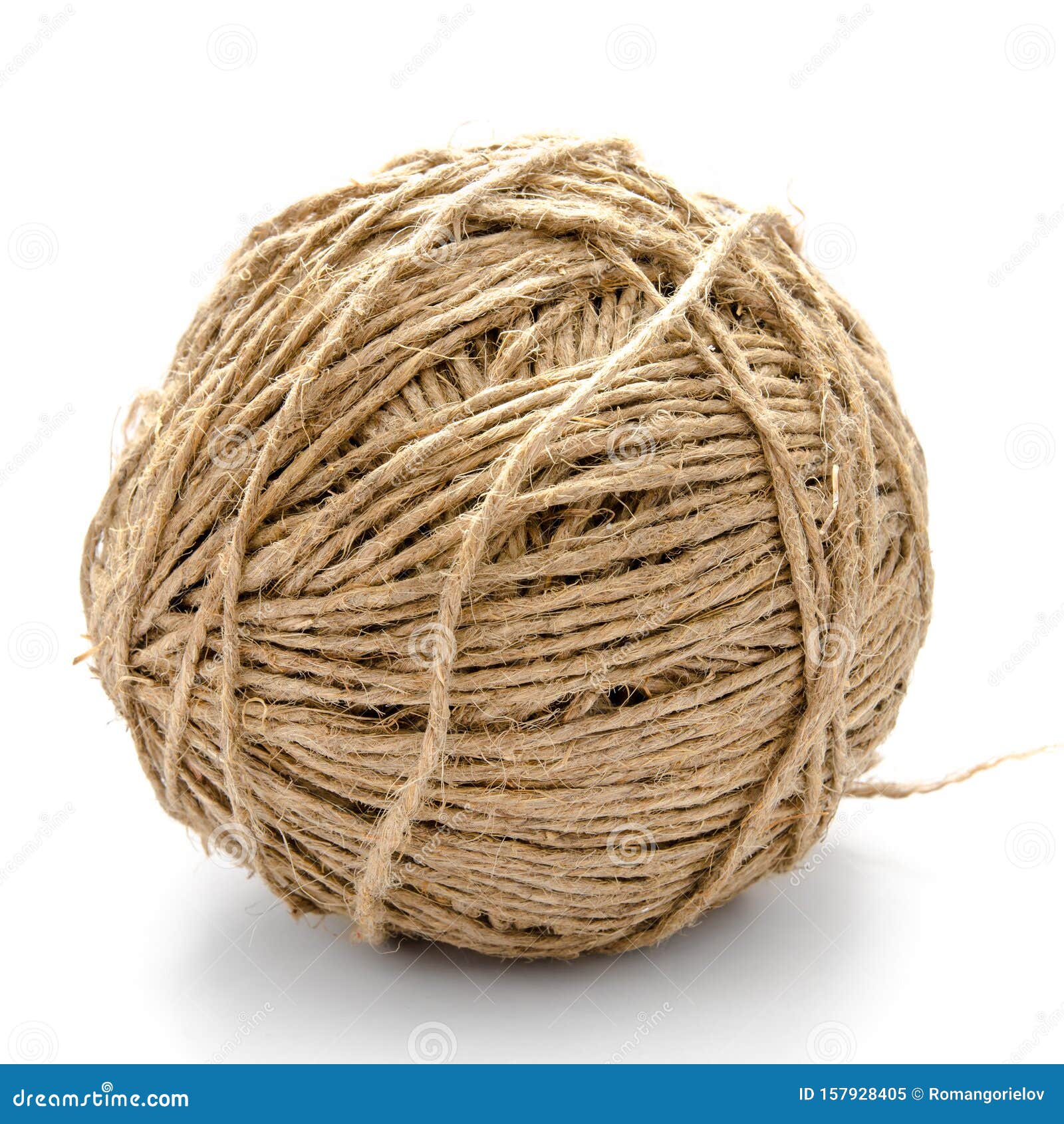 Ball of rope stock image. Image of clew, close, craft - 157928405