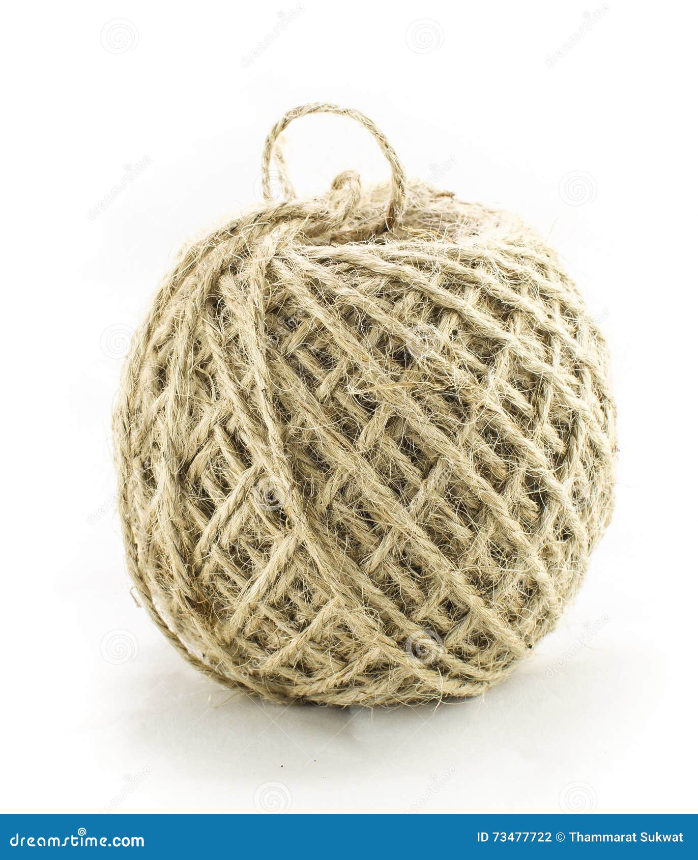 Ball of rope stock photo. Image of cotton, hemp, rope - 73477722