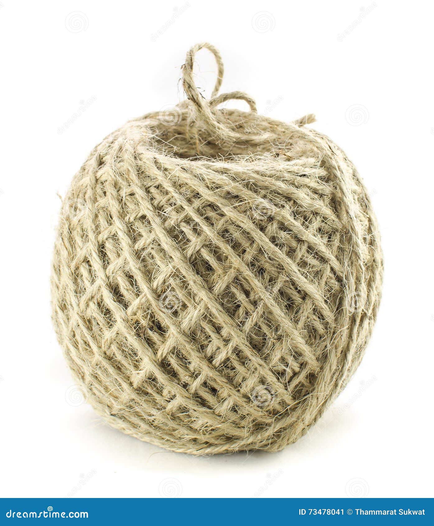 Ball of rope stock image. Image of brown, reel, closeup - 73478041