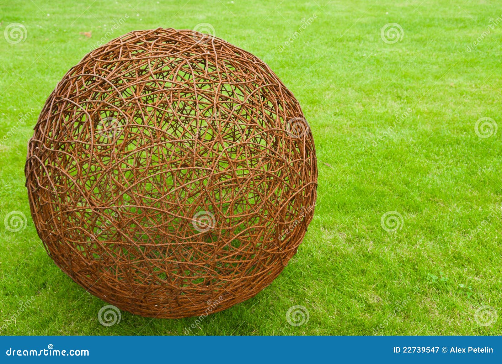 Ball of rusty wire stock image. Image of peeled, rotate - 22739547
