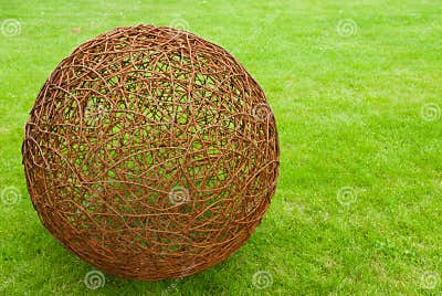 Ball of rusty wire stock image. Image of peeled, rotate - 22739547
