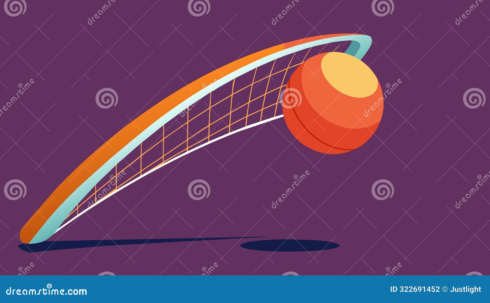 The Ball Seemed To Defy Gravity As it Arched Gracefully Over the Net ...