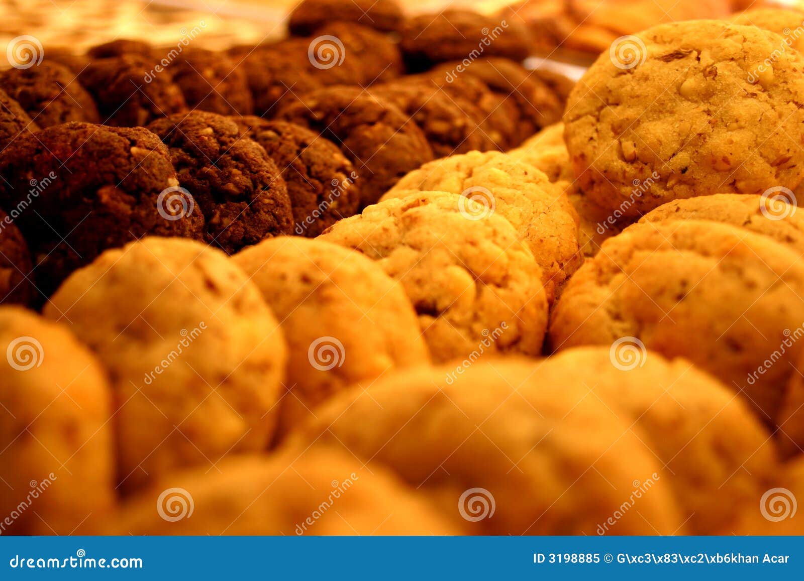Ball-shaped Chocolate Cookies Stock Image - Image of delicious ...