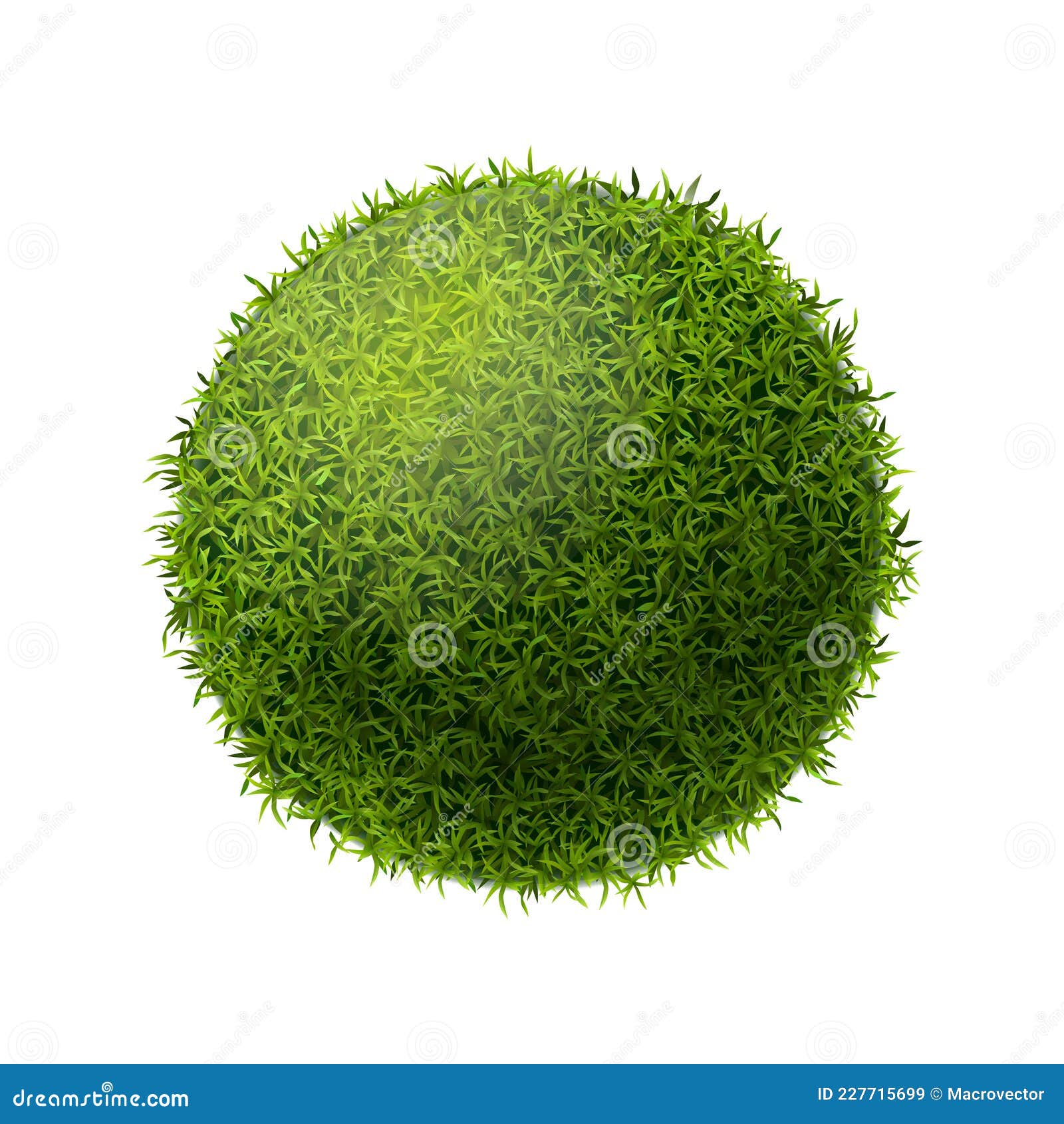 Ball Shaped Lawn Composition Stock Vector - Illustration of earth, land ...