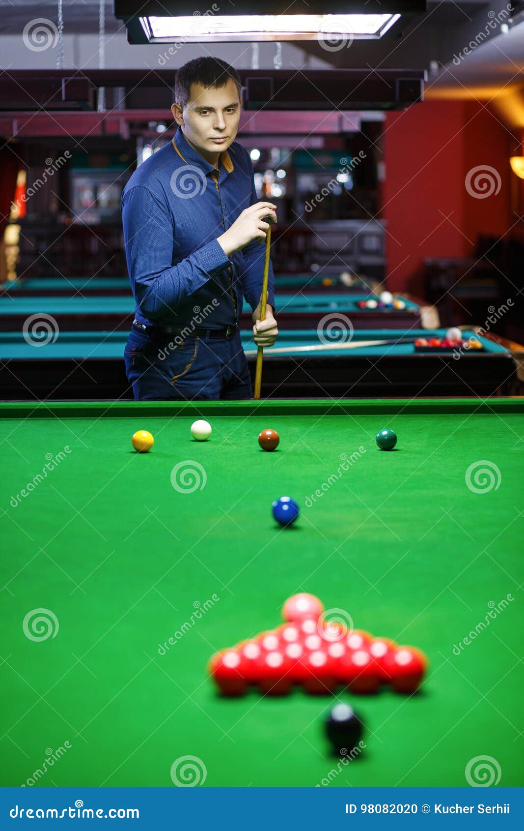 Ball and Snooker Player stock photo. Image of round, green - 98082020