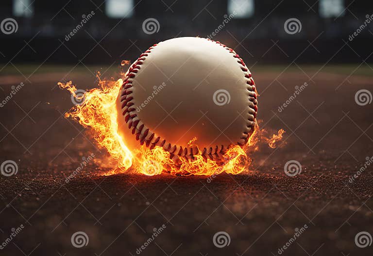 Ball Sphere Game Baseball Flame Object Softball Sport Exploding ...