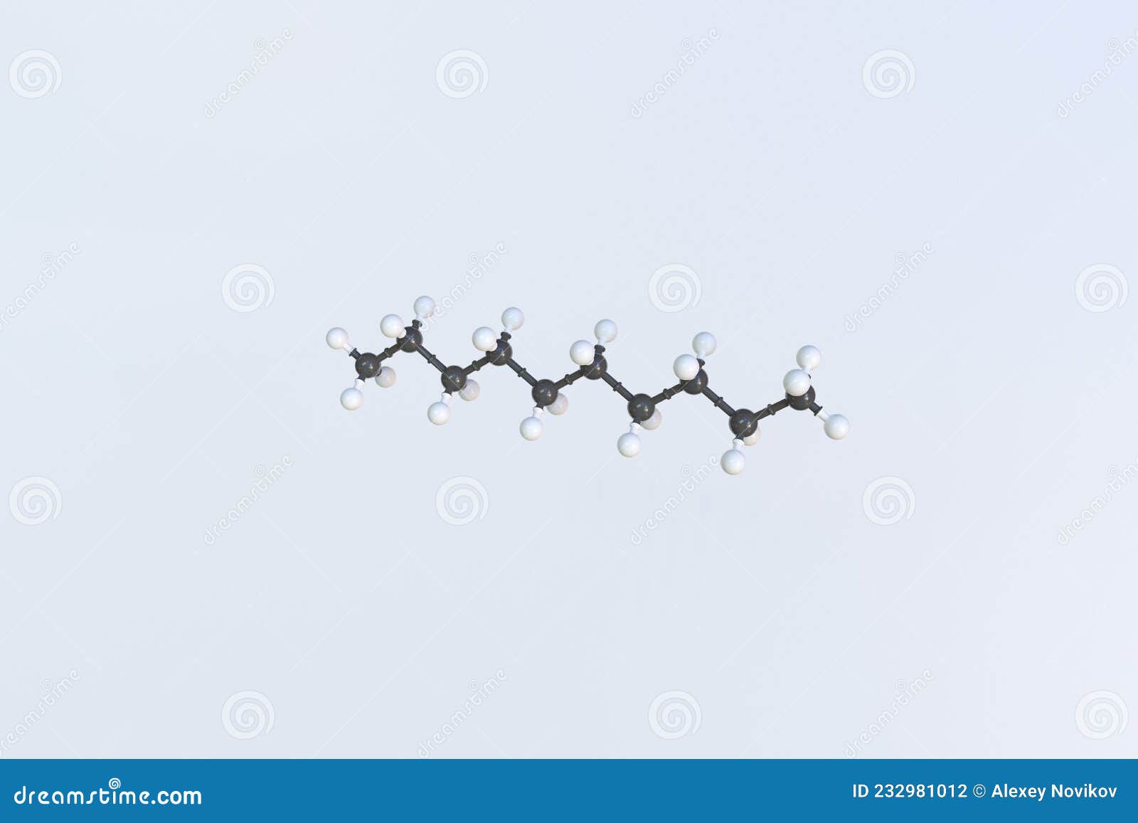 Decane, Molecular Structures, Alkane Hydrocarbon, 3d Model, Structural ...