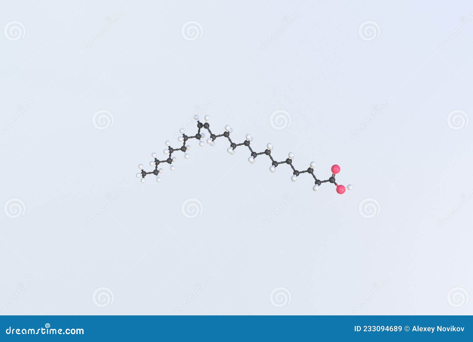 Erucic Acid, Docosenoic Acid Molecule. It Is Carboxylic ...