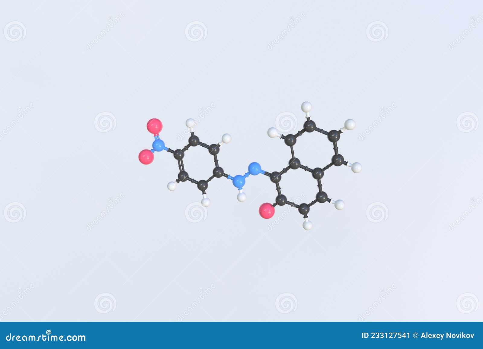 Para Red Molecule, Scientific Molecular Model, Looping 3d Animation ...
