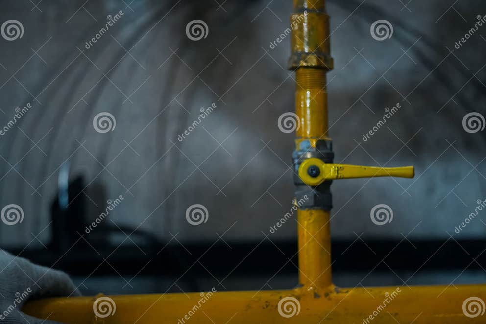 A ball tap on the pipe stock photo. Image of closeup - 191432178