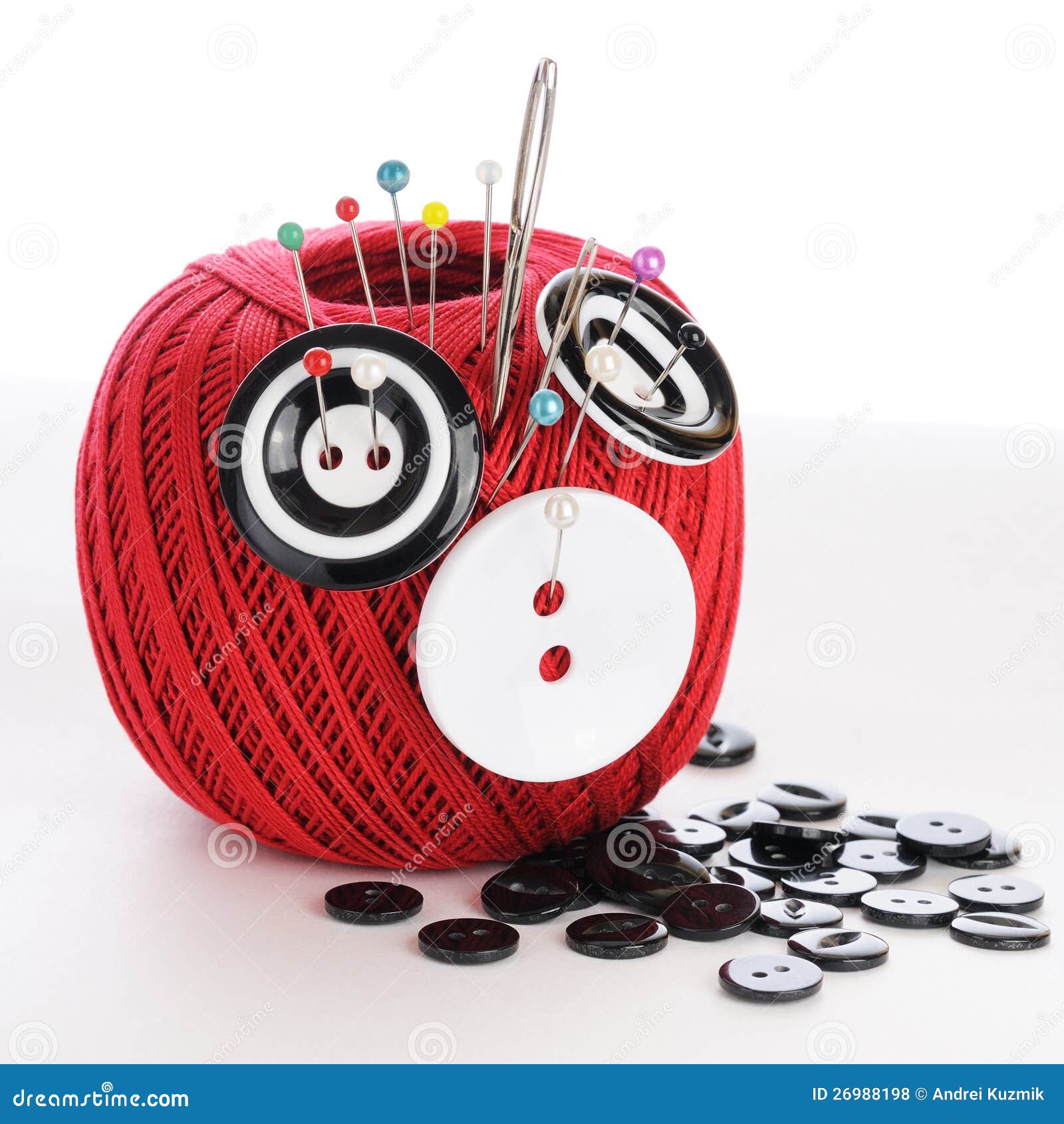 Ball of thread stock photo. Image of studio, sewing, fashion - 26988198