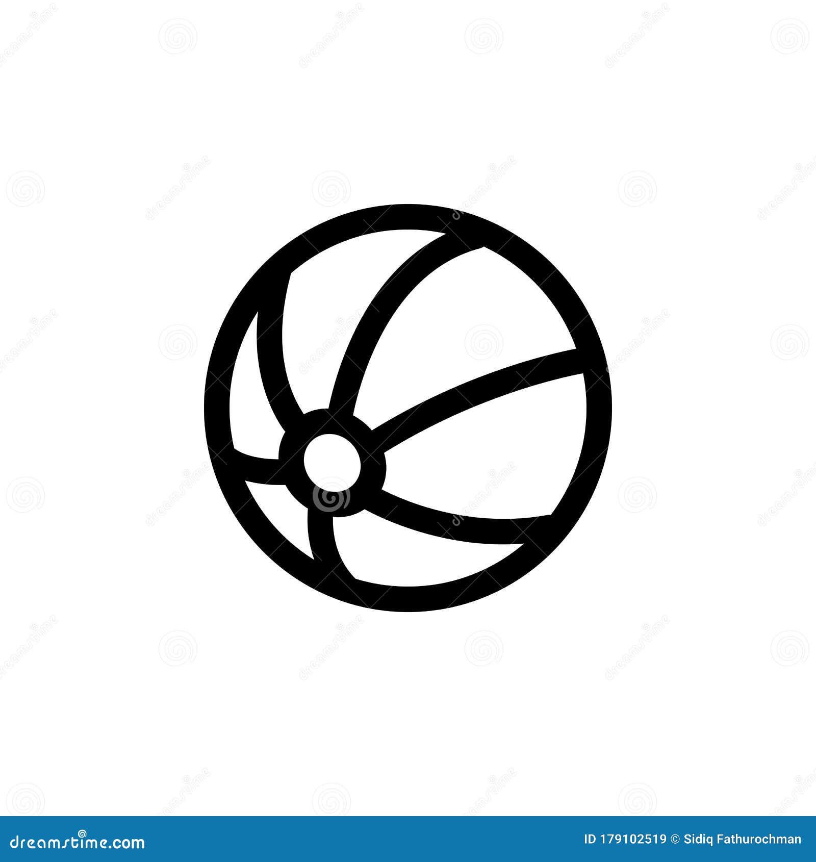 Ball Toy Icon stock vector. Illustration of children - 179102519