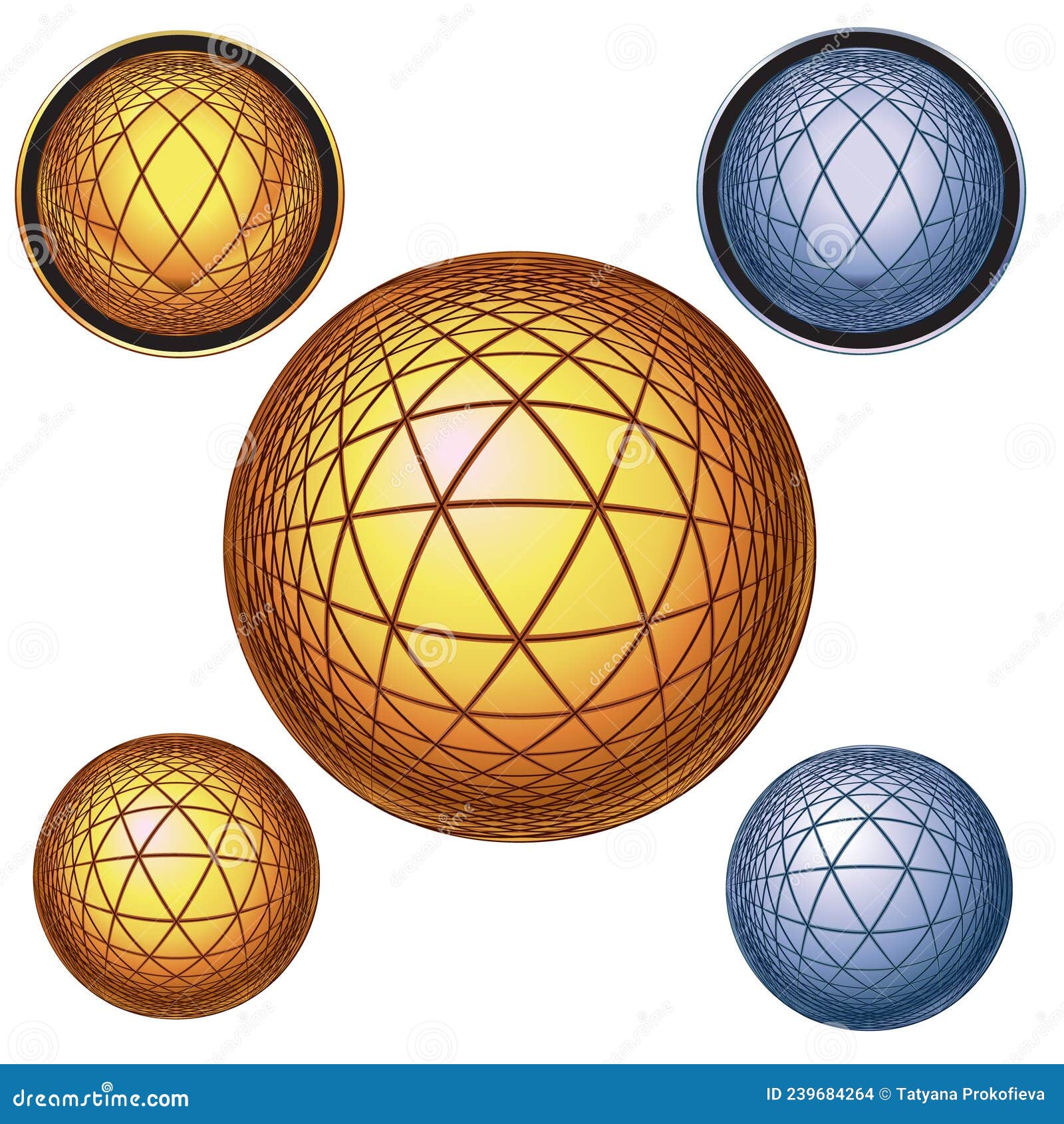 A ball of triangles. editorial stock image. Illustration of industrial ...