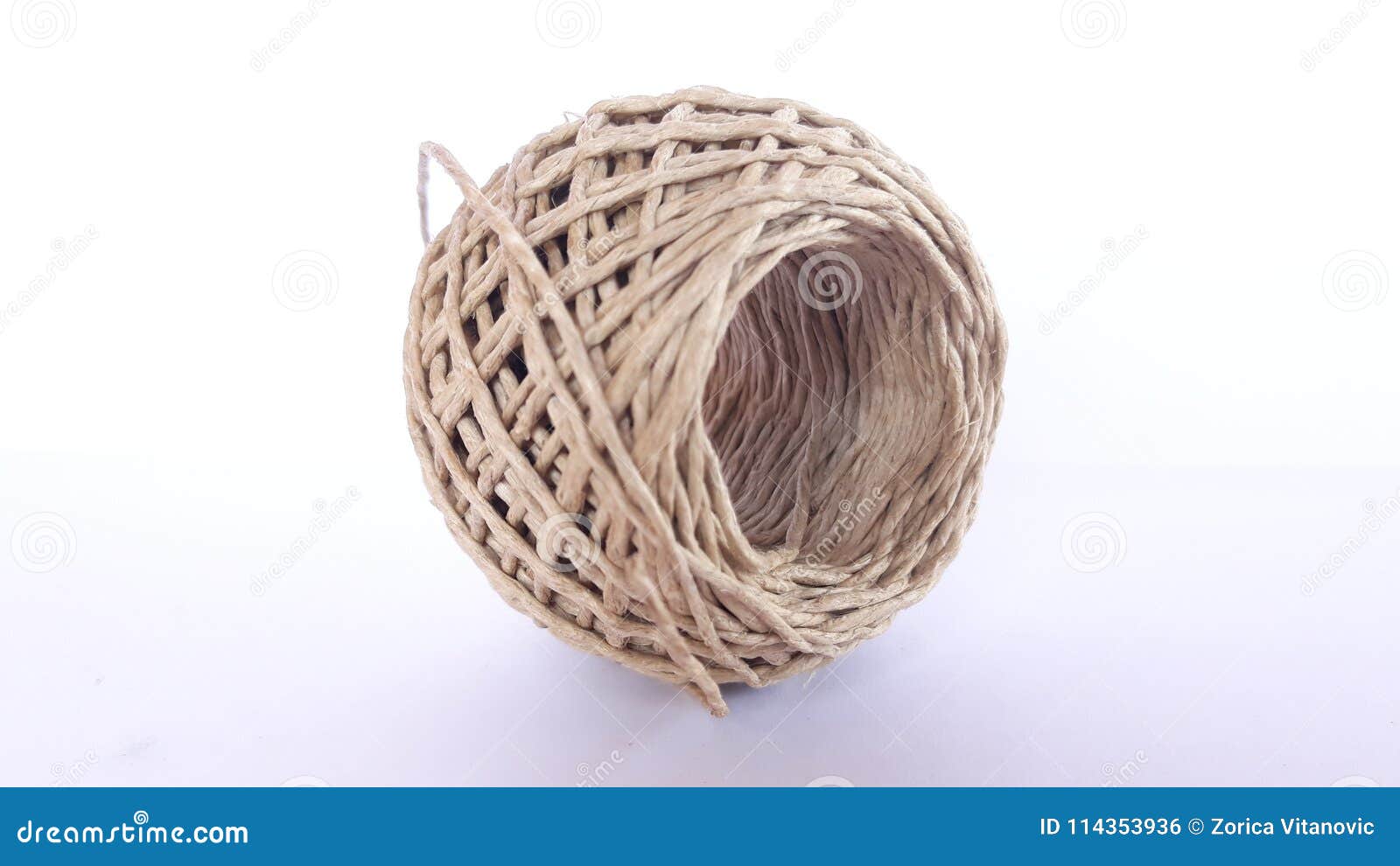 Ball of twine stock photo. Image of twine, ball, brown - 114353936