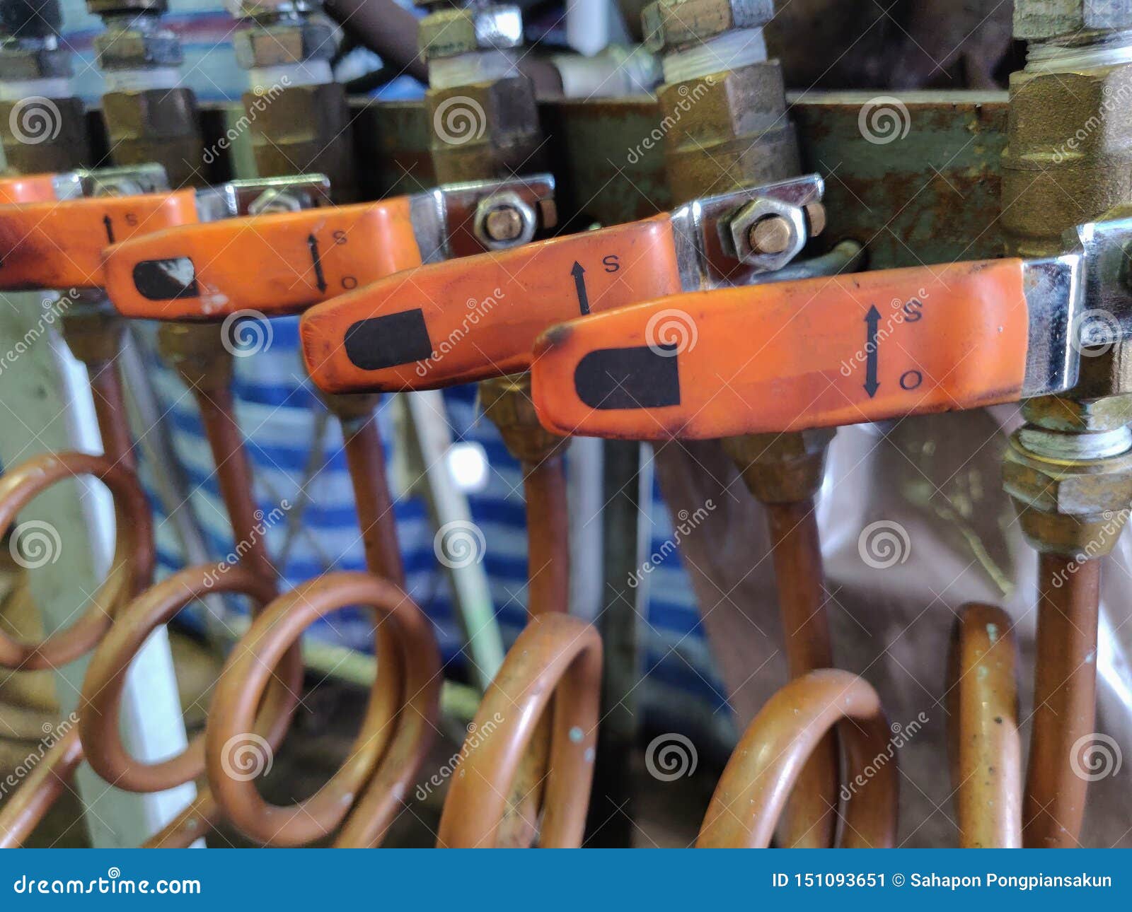 The Ball Valve Close Up, Selective Focus Stock Image - Image of ball ...