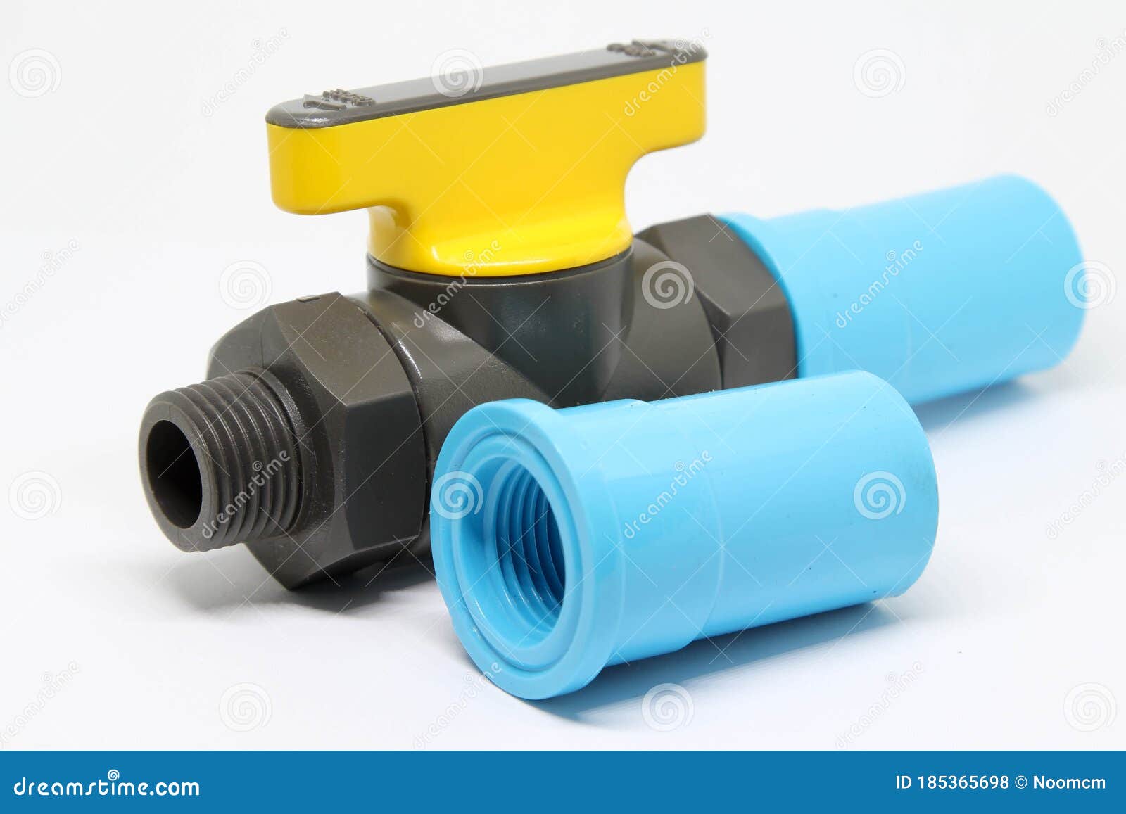 Ball Valves on White Background Stock Photo - Image of isolate, closeup ...