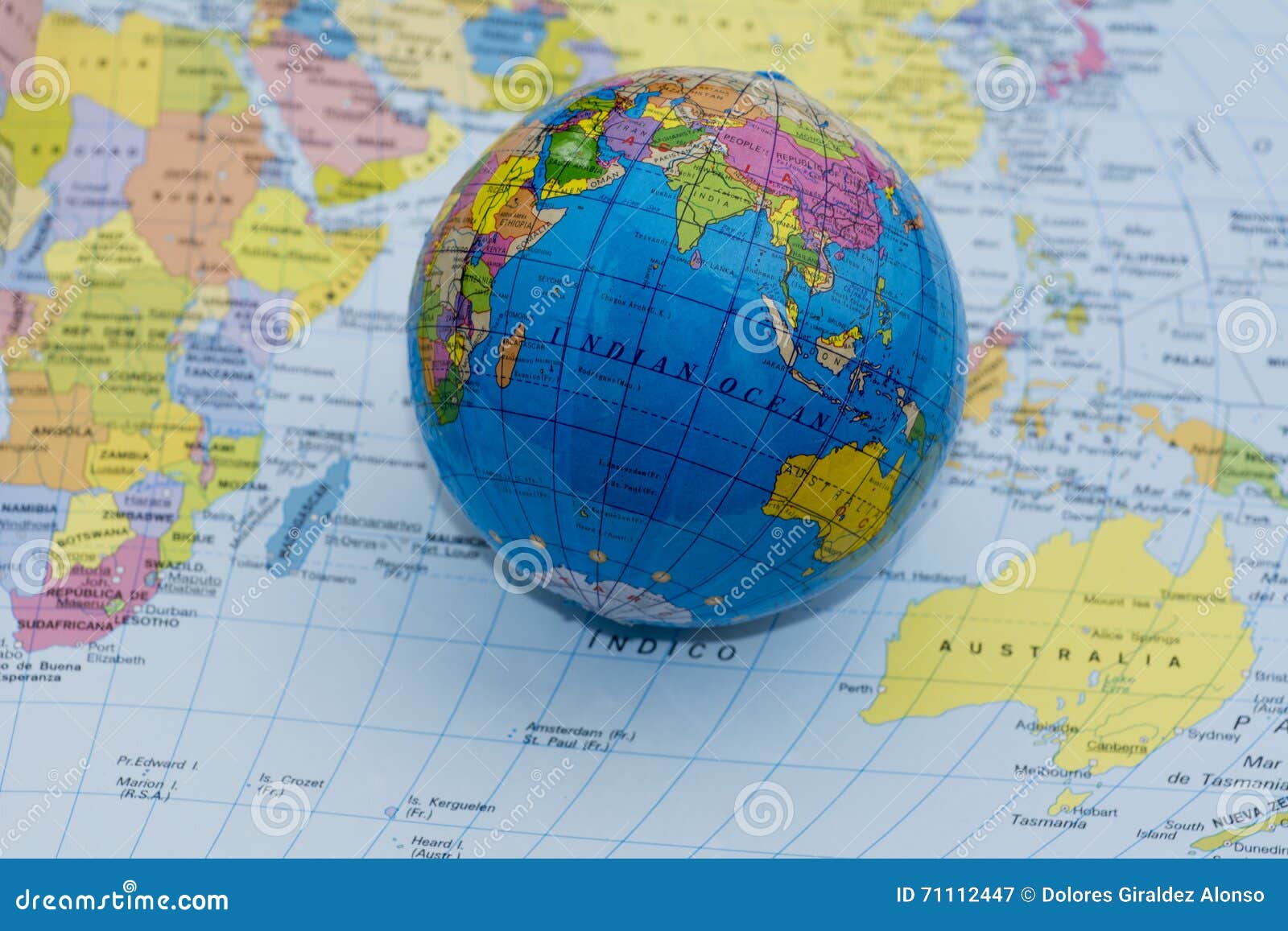 Ball with World Map on a Map Stock Image - Image of traveler, hiker ...