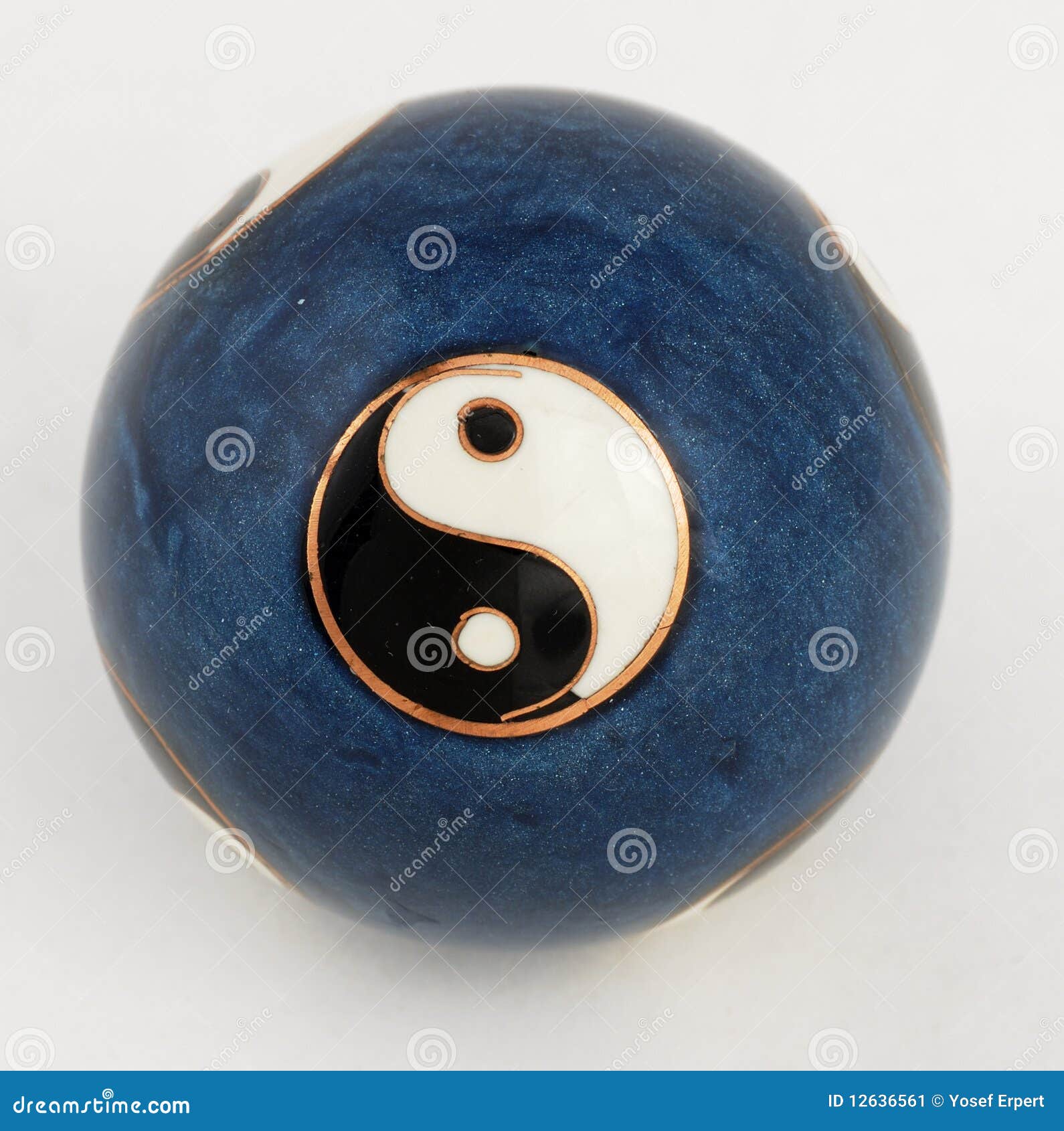 Ball yin yang stock image. Image of philosophy, ball - 12636561