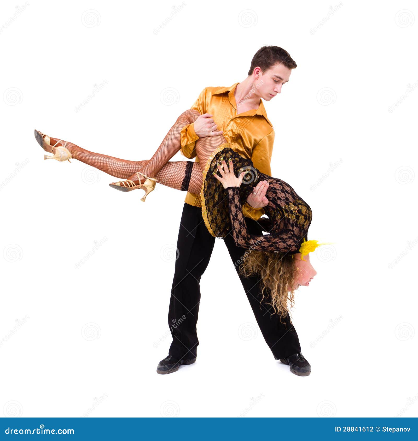 Ballare Moderno Di Due Giovane Acrobate Fotografia Stock - Immagine di ...