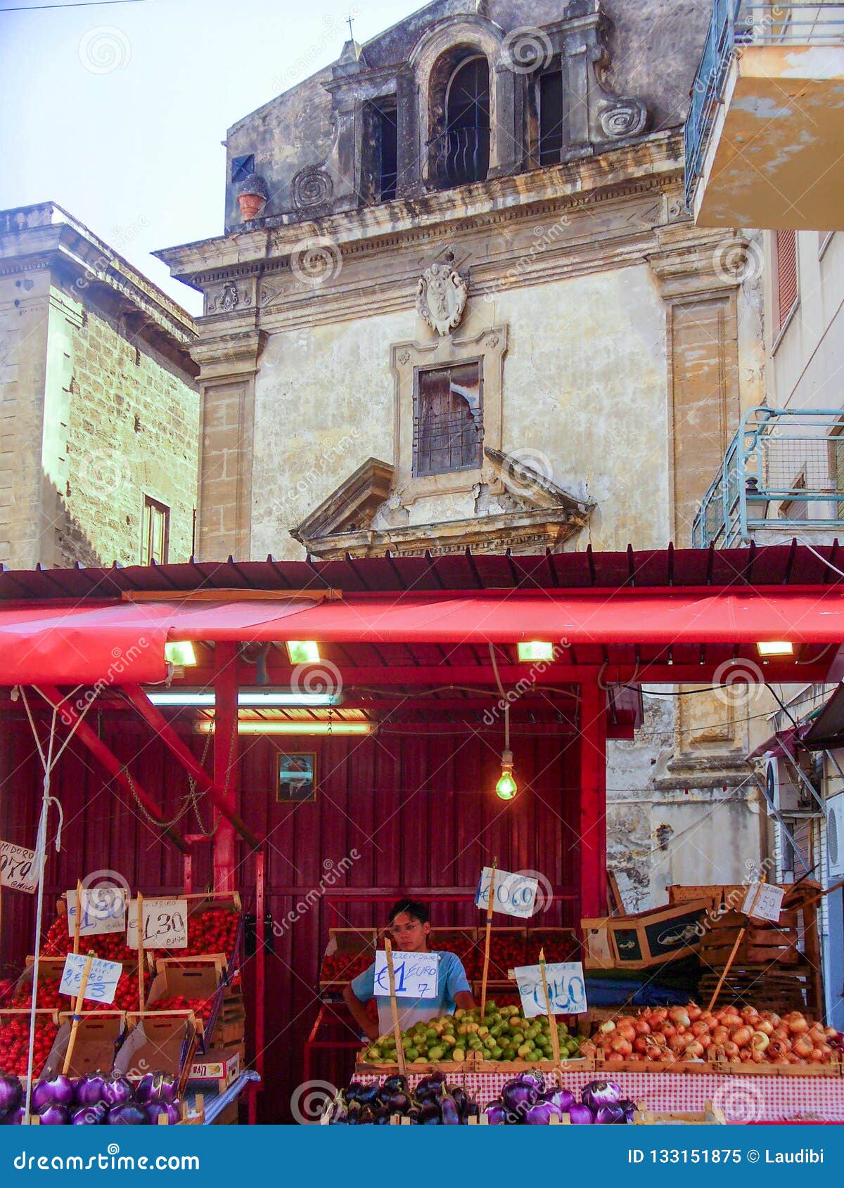 Ballaro imagen editorial. Imagen de mercado, italiano - 133151875