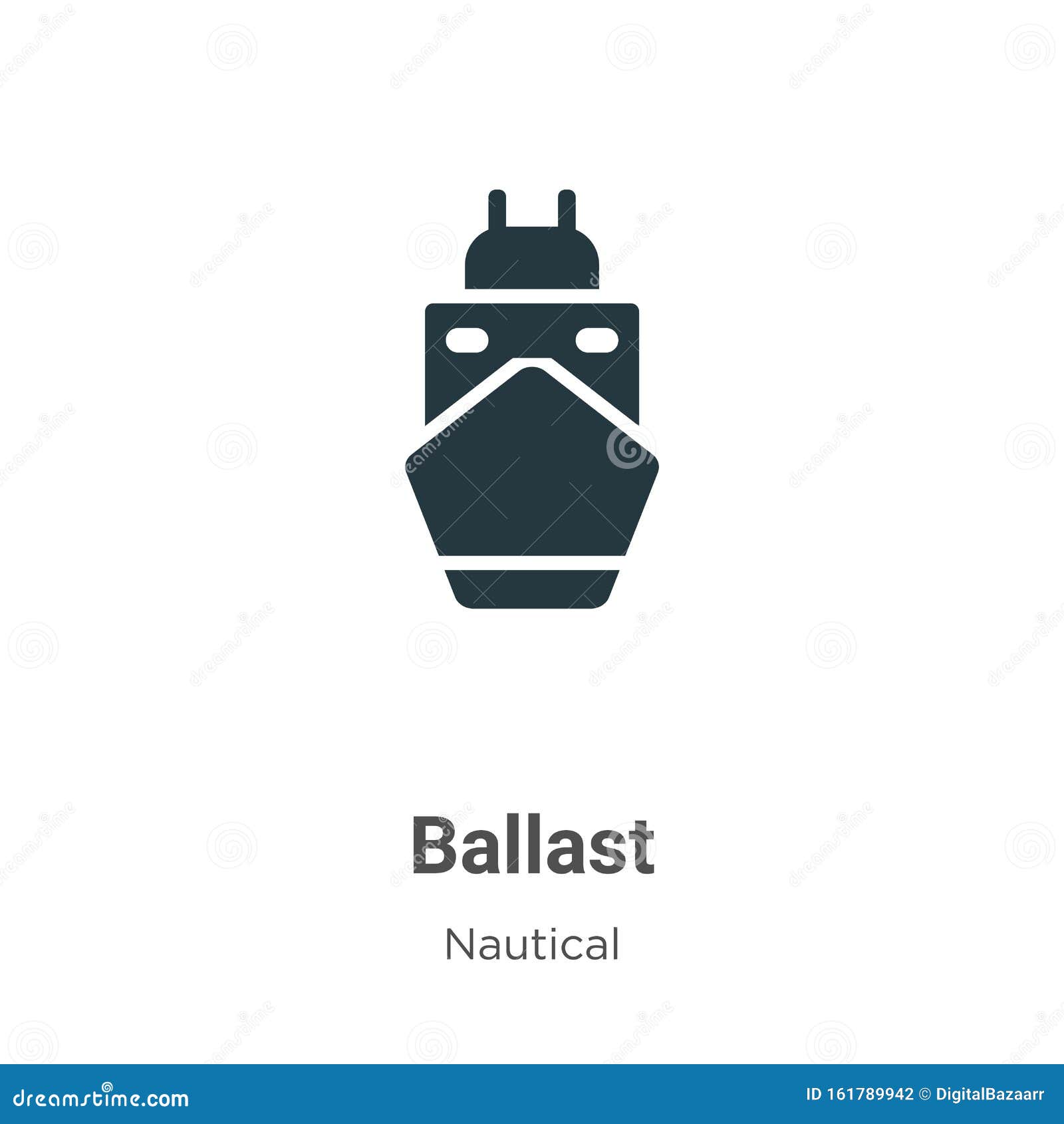 Ballast Icon. Trendy Flat Vector Ballast Icon On White Background From ...