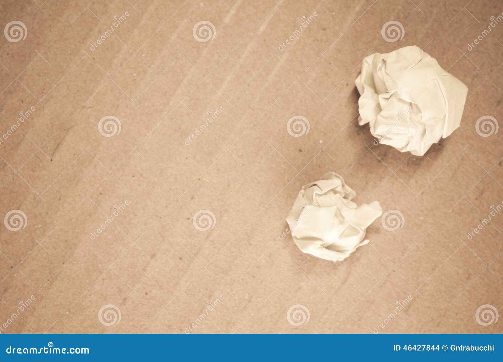 Balled Up Recycled Paper Stock Photo | CartoonDealer.com #46427844