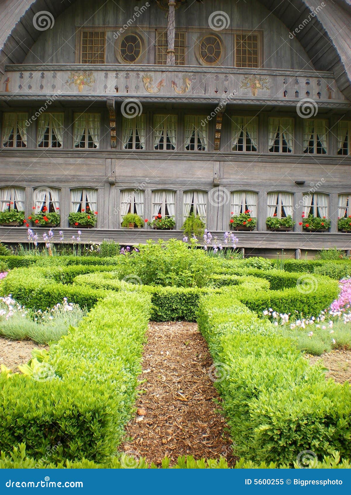 Ballenberg Swiss Farmhouse And Herbs Royalty-Free Stock Photography ...