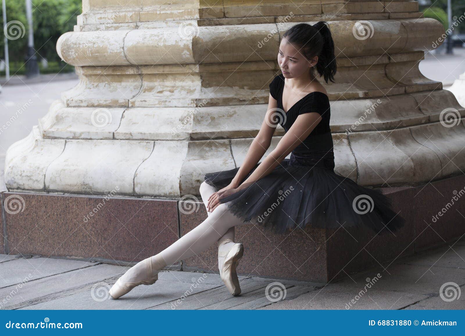 Ballerina stock photo. Image of action, outdoors, dancer - 68831880