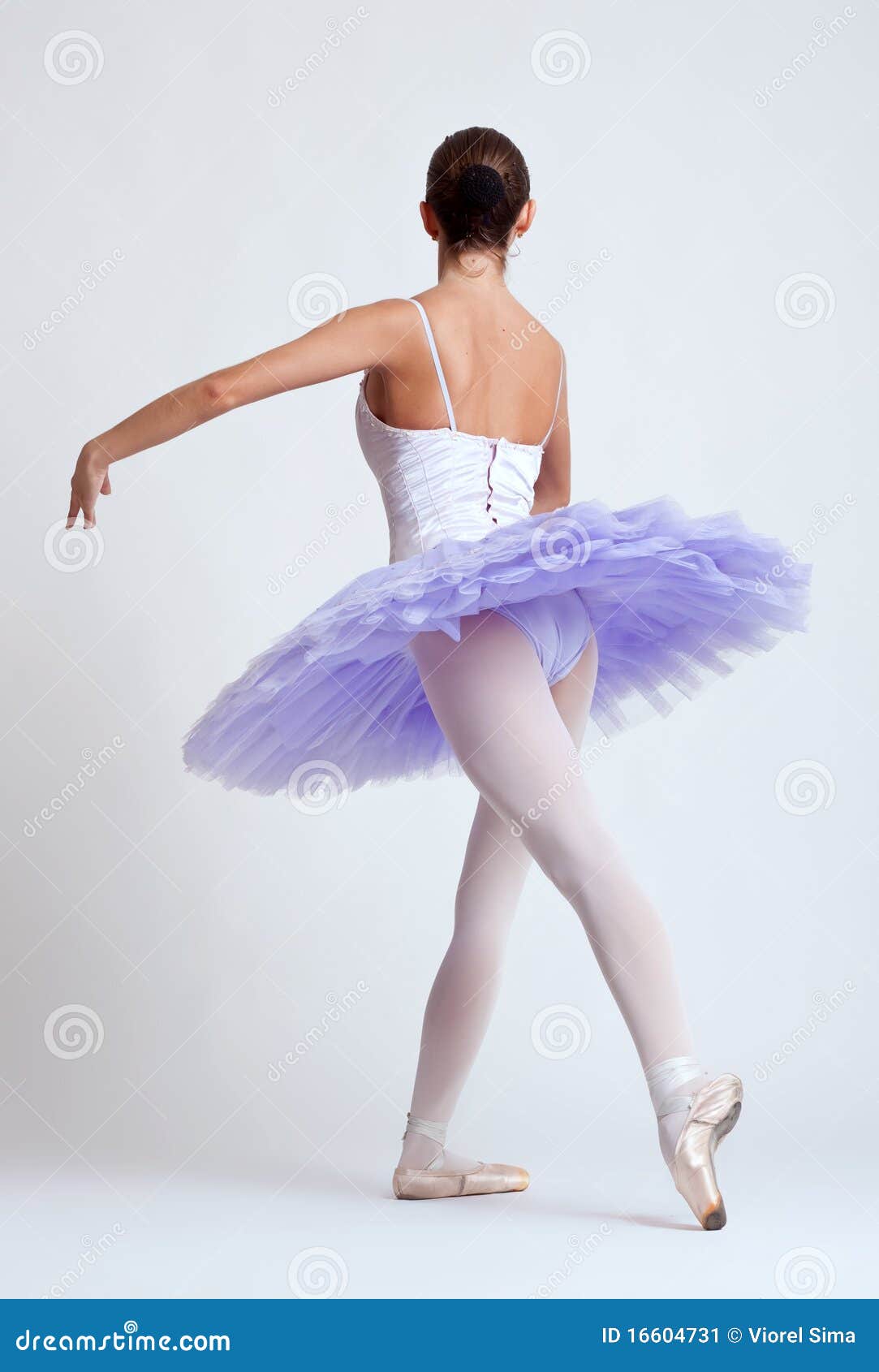 Ballerina dancing stock image. Image of back, beautiful - 16604731