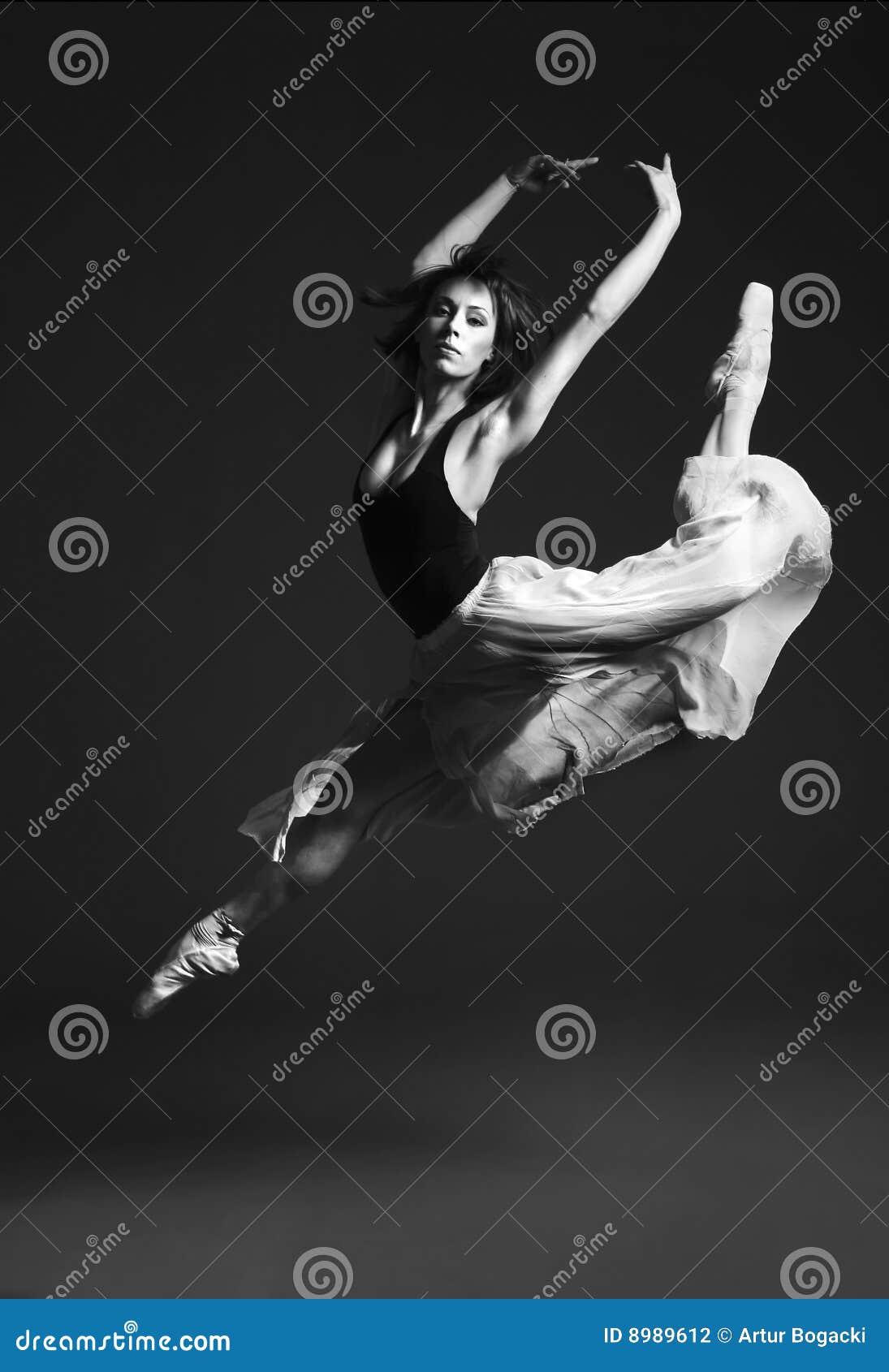 Ballerina Flying stock photo. Image of dancing, graceful - 8989612