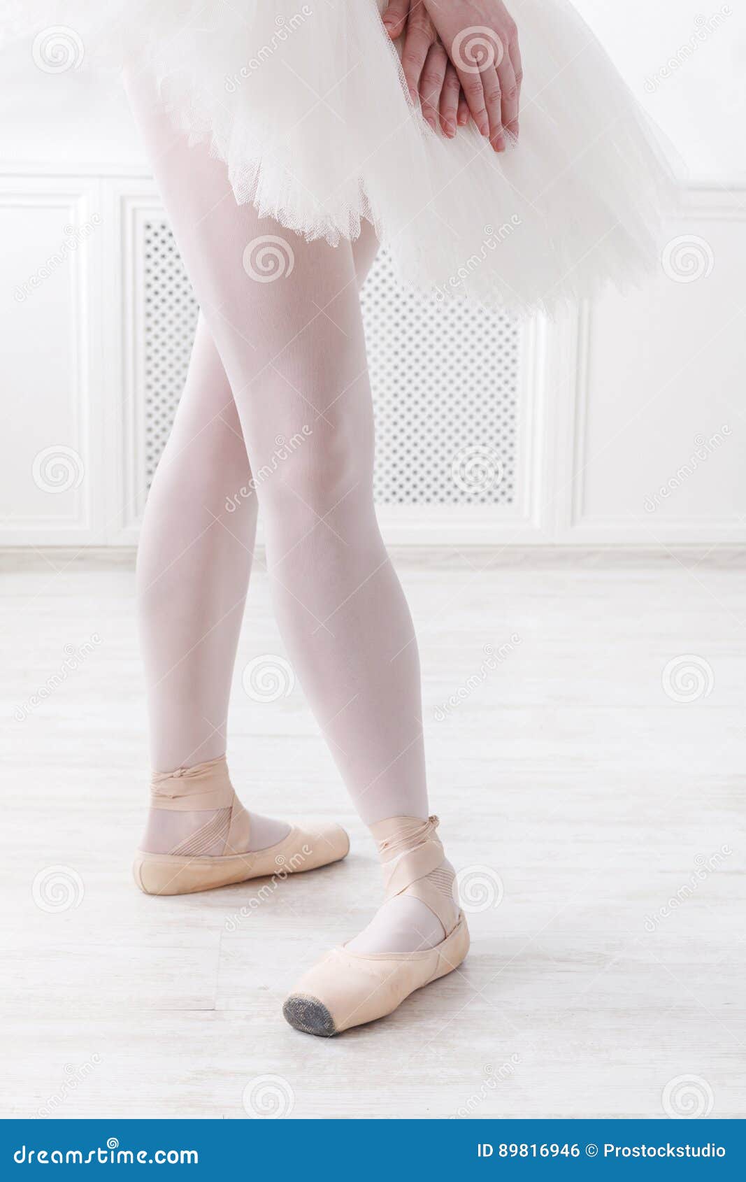 Ballerina Legs Closeup in Fourth Position Stock Photo - Image of ...