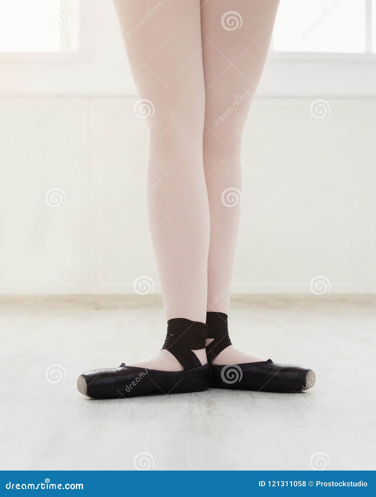 First Position Prep In Character Ballet Dance Stock Image ...