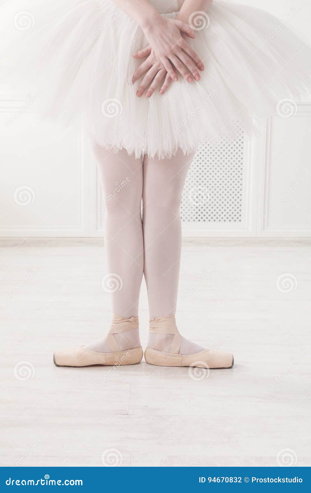 First Position Prep In Character Ballet Dance Stock Image ...