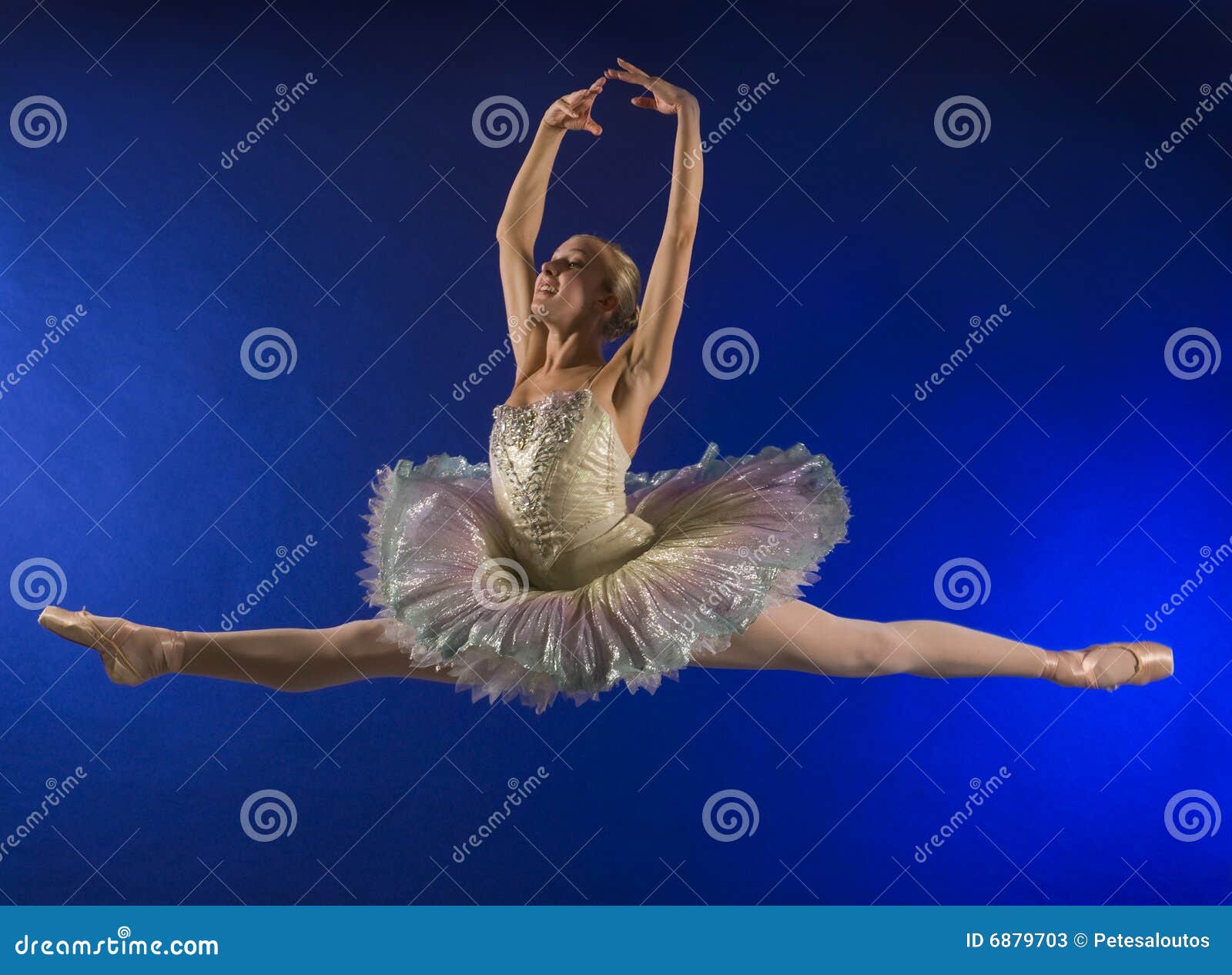 Ballet Dancers Leaping