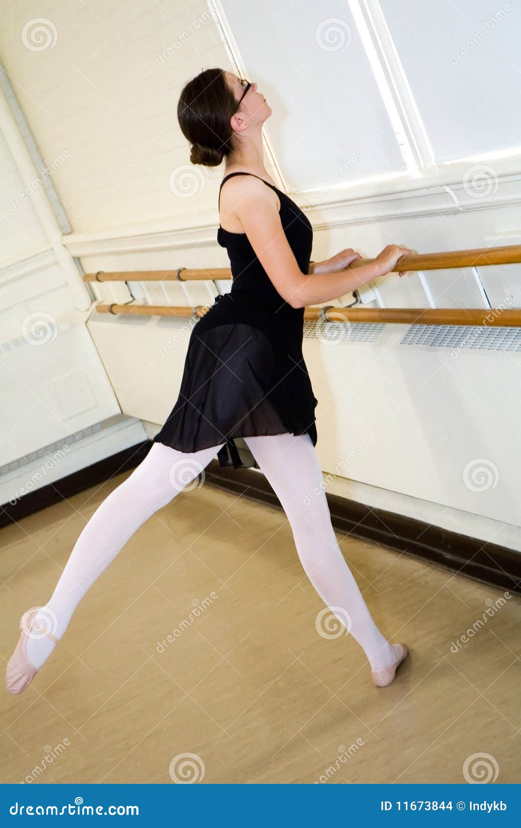 Ballerina Practicing stock photo. Image of young, stance - 11673844