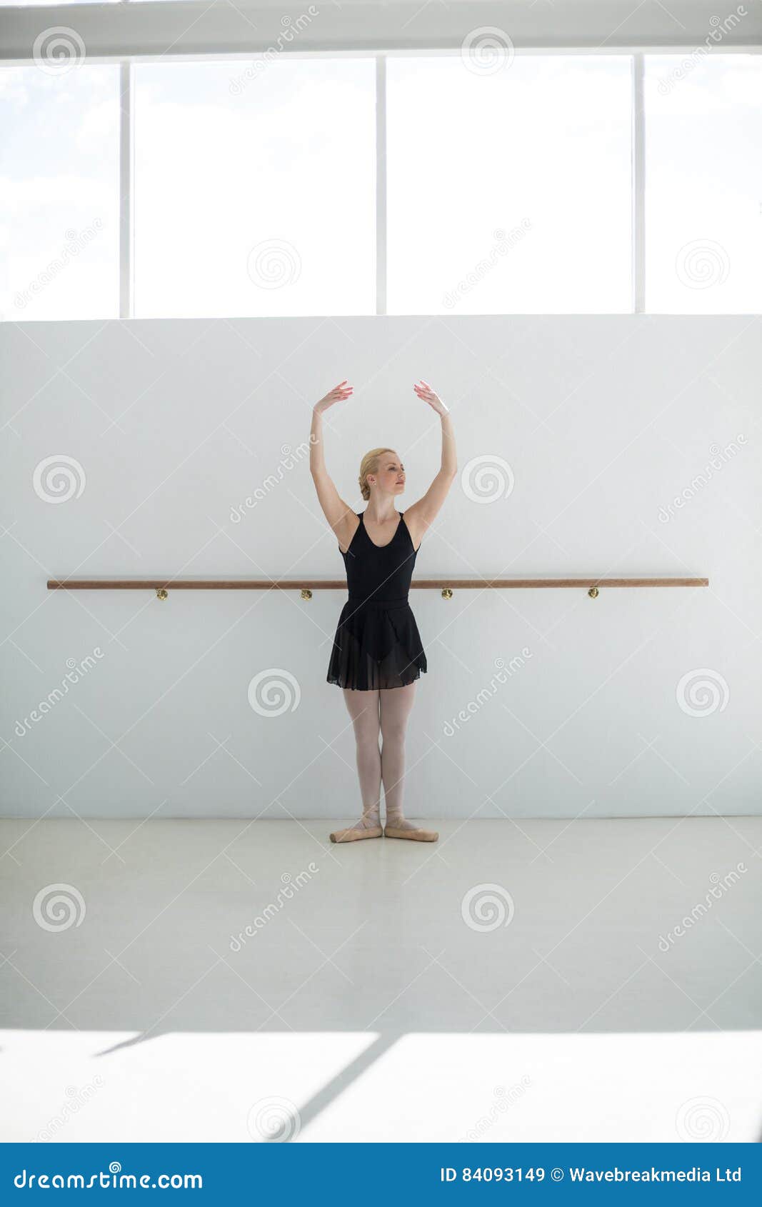 Ballerina Practicing Ballet Dance Stock Image - Image of practicing ...