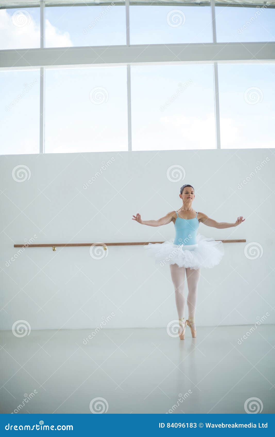 Ballerina Practicing Ballet Dance Stock Image - Image of hobbies ...