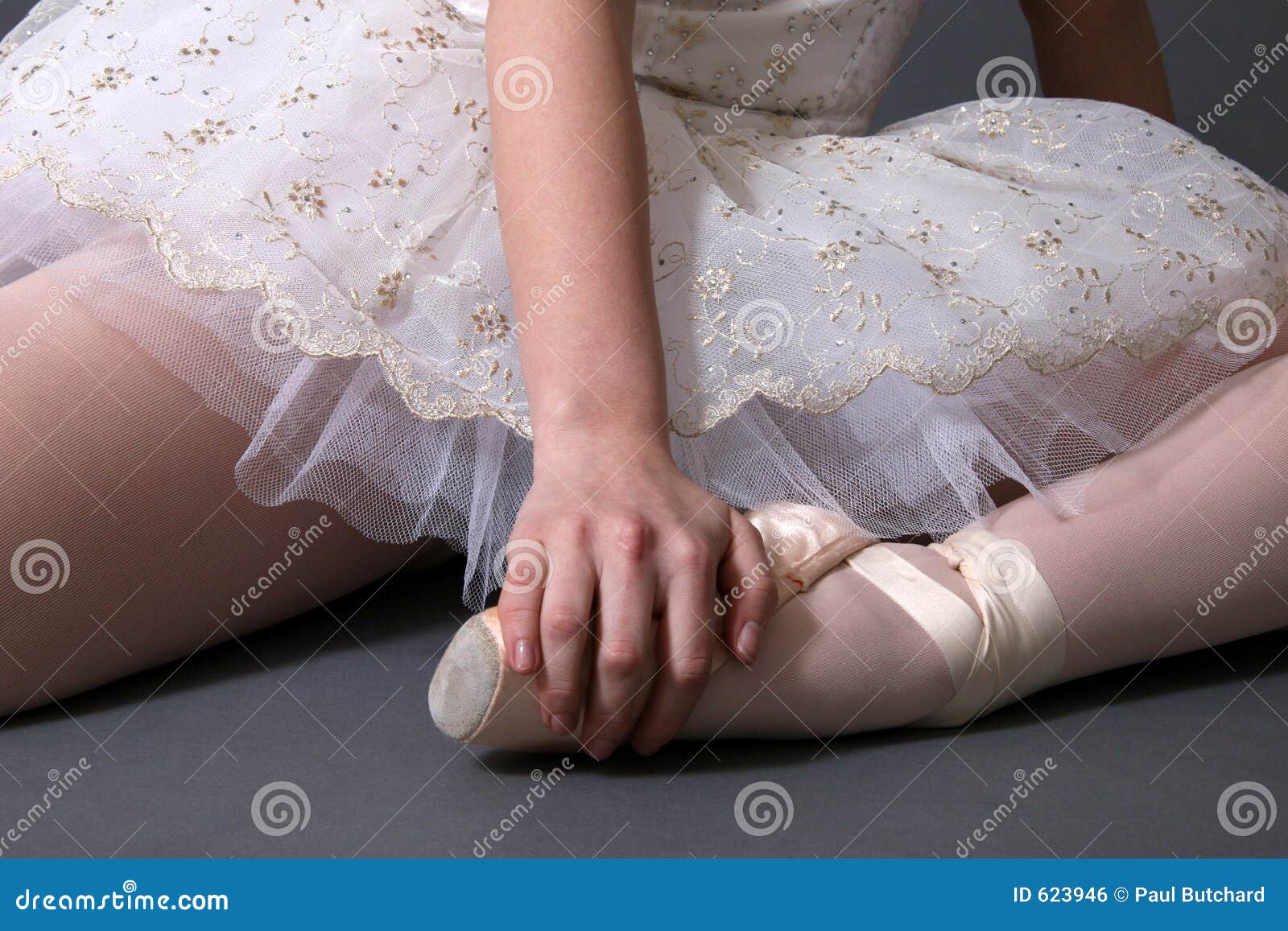 Ballerina Resting in Colour Stock Photo - Image of dancer, resting: 623946