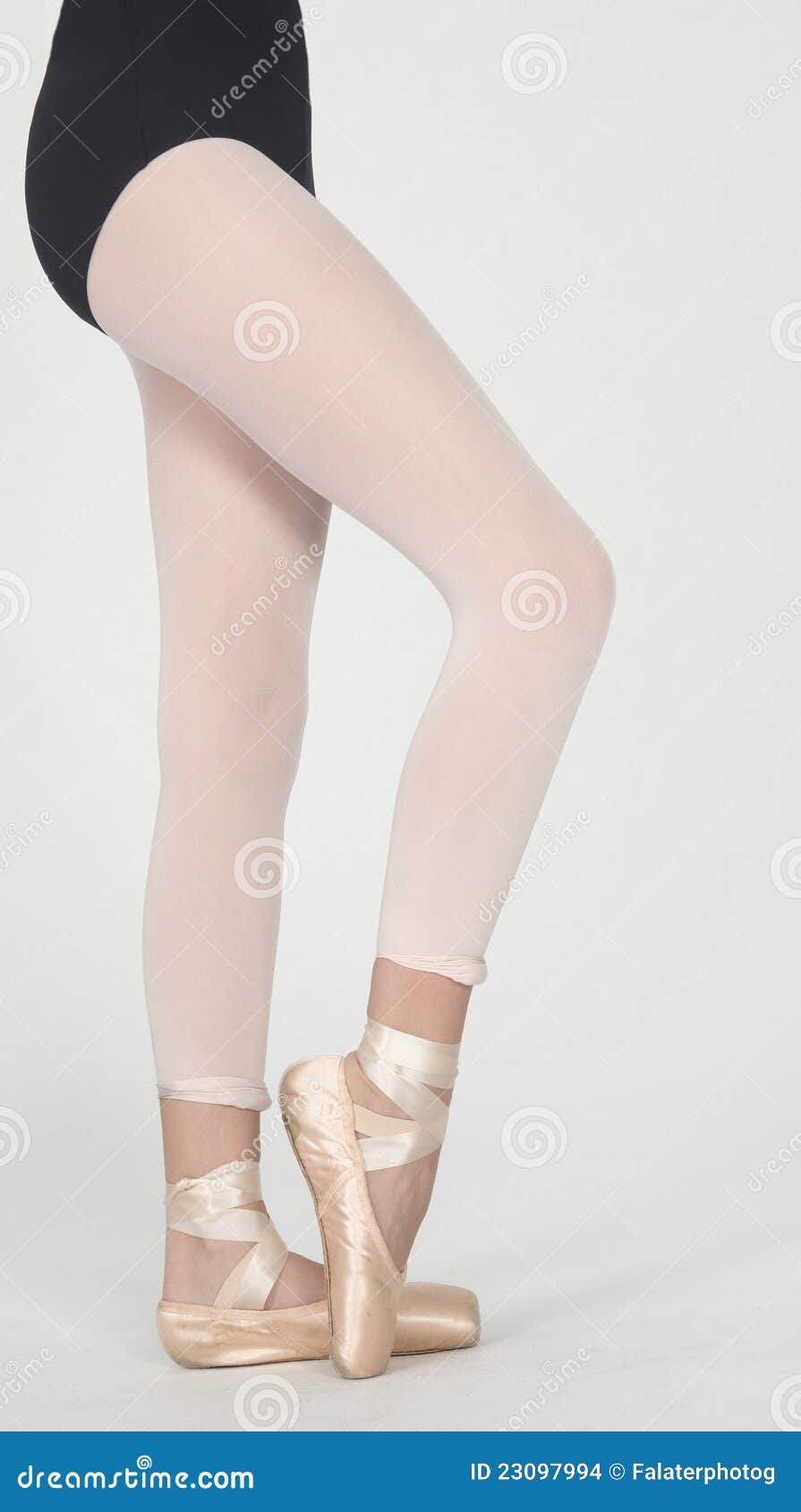Ballerina S Legs on Pointe in White Tights Stock Photo - Image of ballerina, arts: 23097994