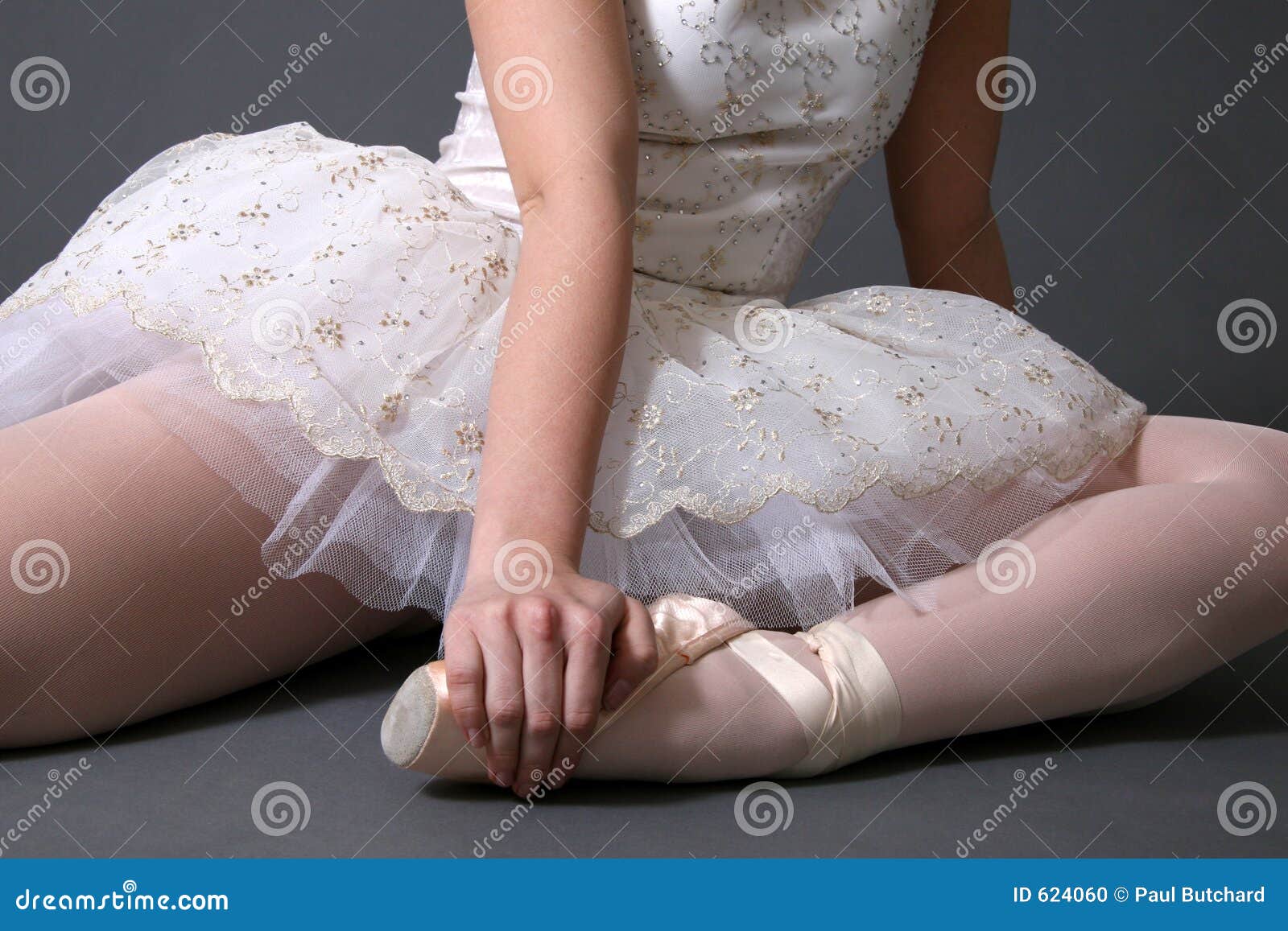 Ballerina Sitting #1 stock photo. Image of ballerina, arms - 624060