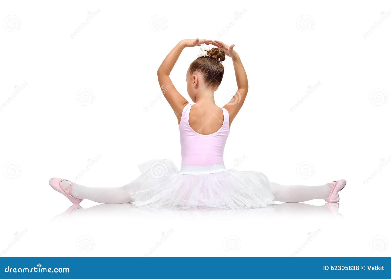 Ballerina in Tutu Sitting on Floor Stock Photo - Image of school, dance ...