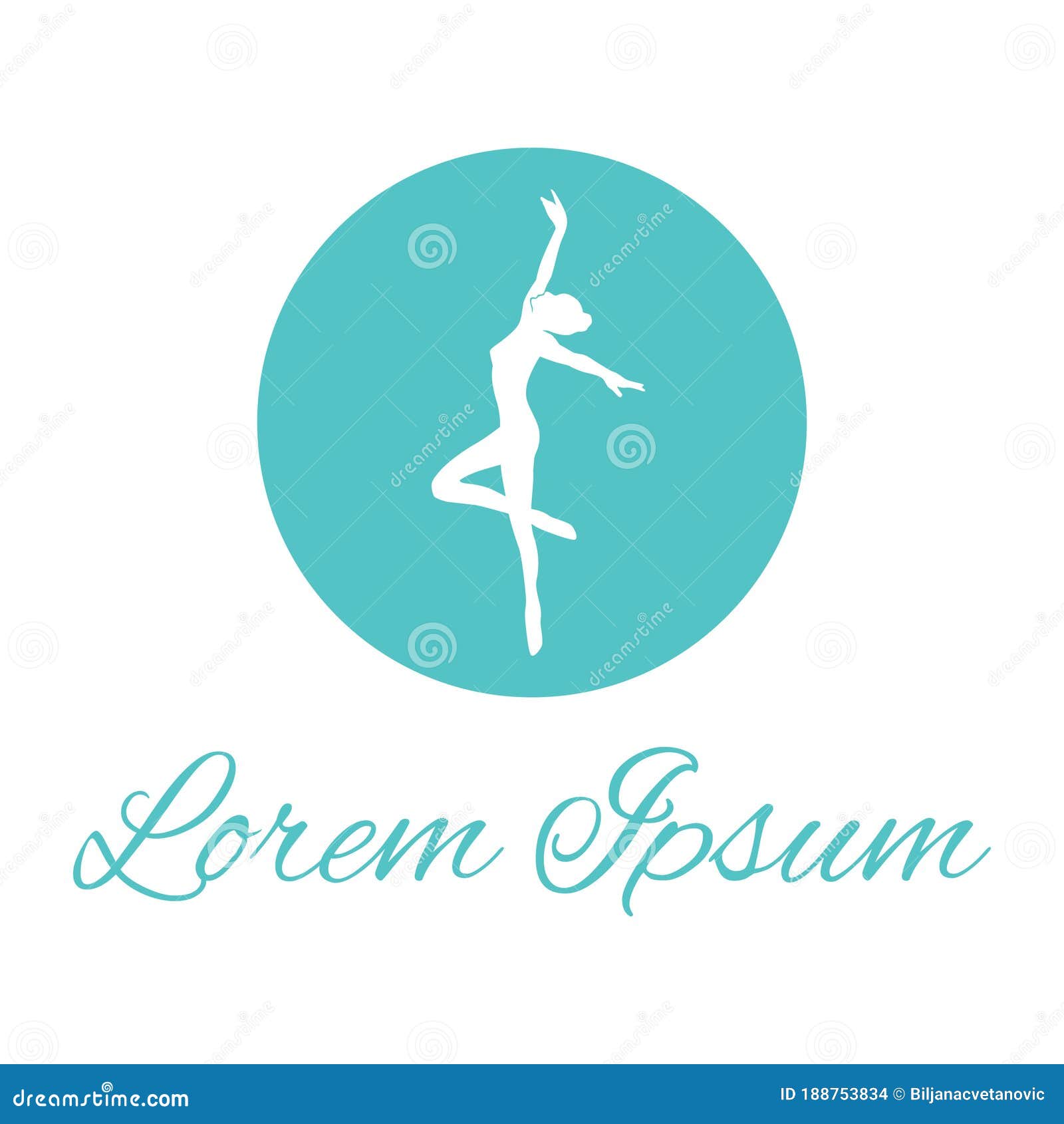 Ballerina, Vector Graphic Design Element Stock Vector - Illustration of ...