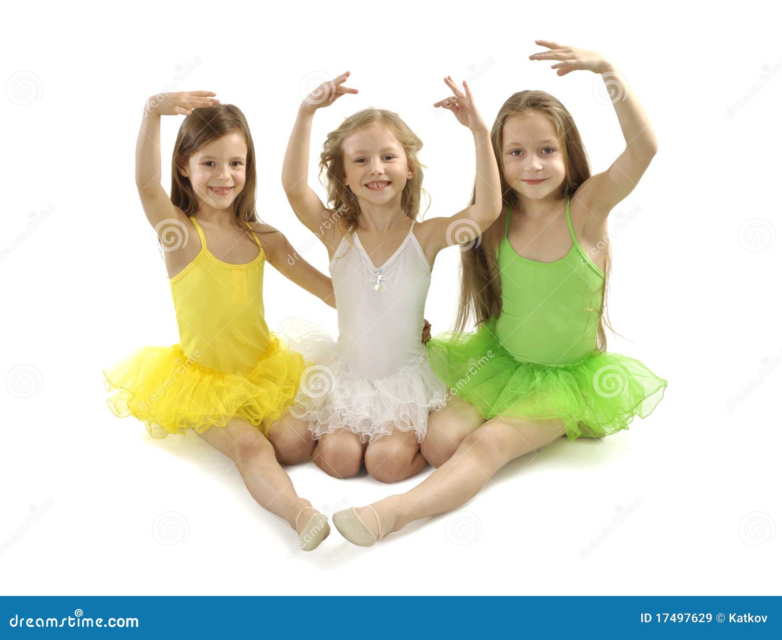 Ballerinas stock image. Image of children, three, dancers - 17497629