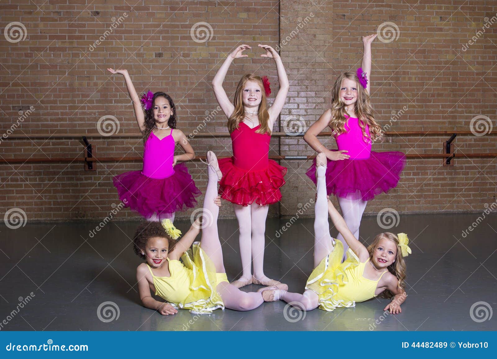 Ballerinas at a Dance Studio Stock Image - Image of beautiful, ballet ...