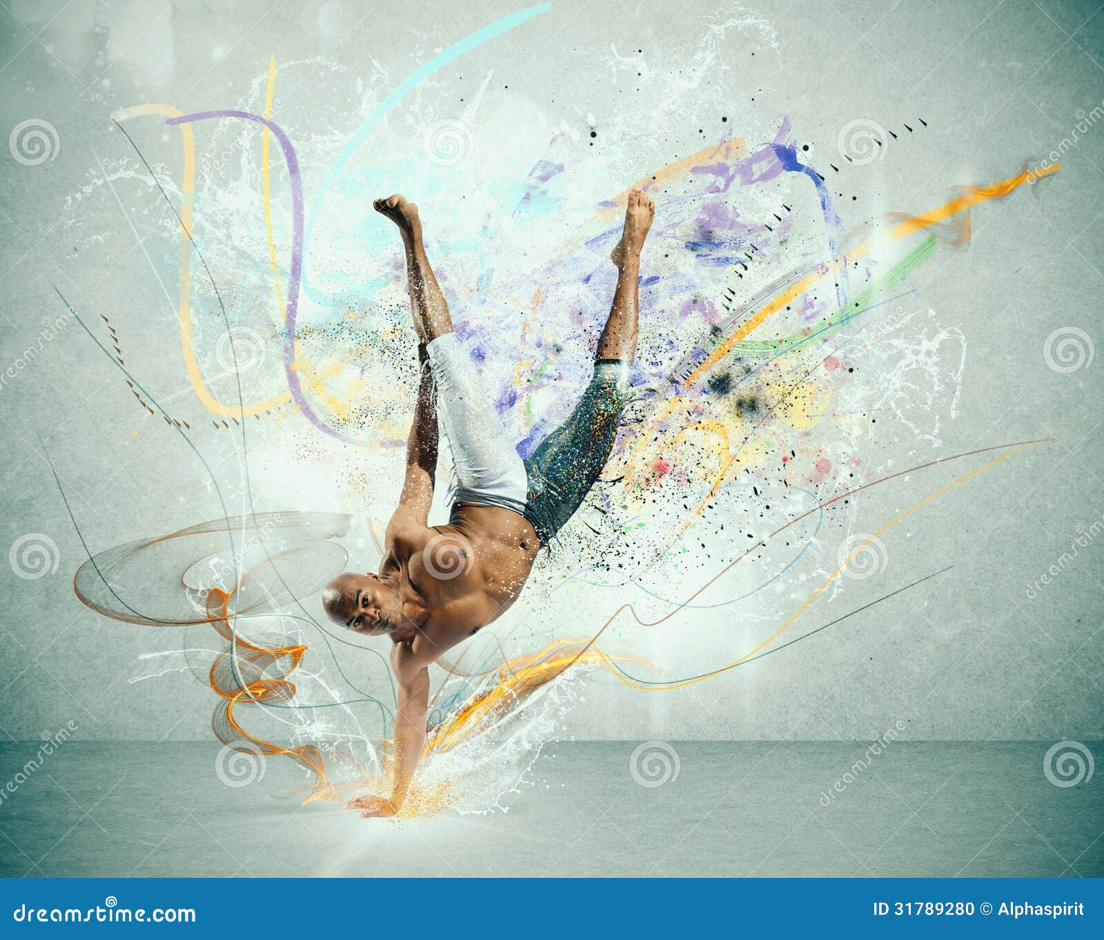 Ballerino moderno fotografia stock. Immagine di ragazzo - 31789280